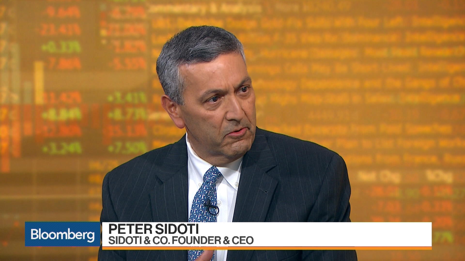 Watch Sidoti & Co. CEO Sees 40 - 50% Less Research Post-MiFID - Bloomberg