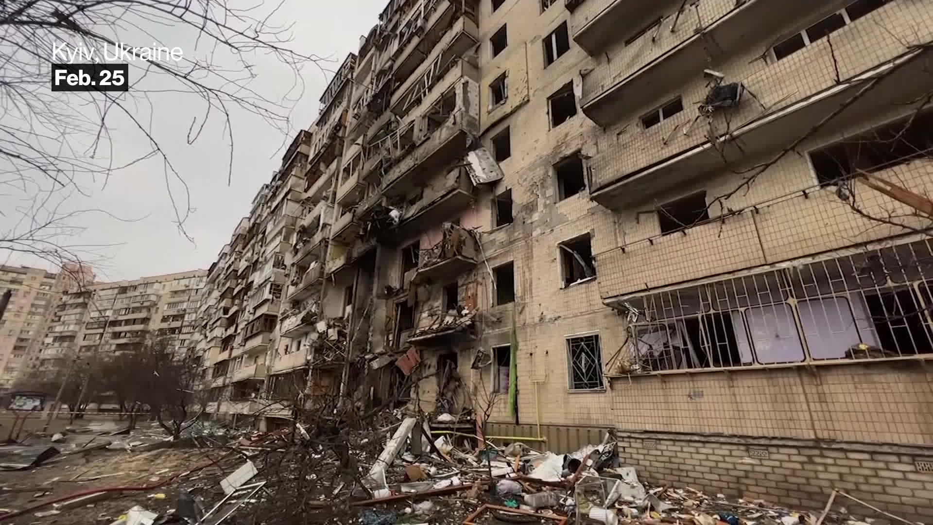Watch Daylight Reveals New Russian Shelling Damage in Kyiv, Ukraine ...