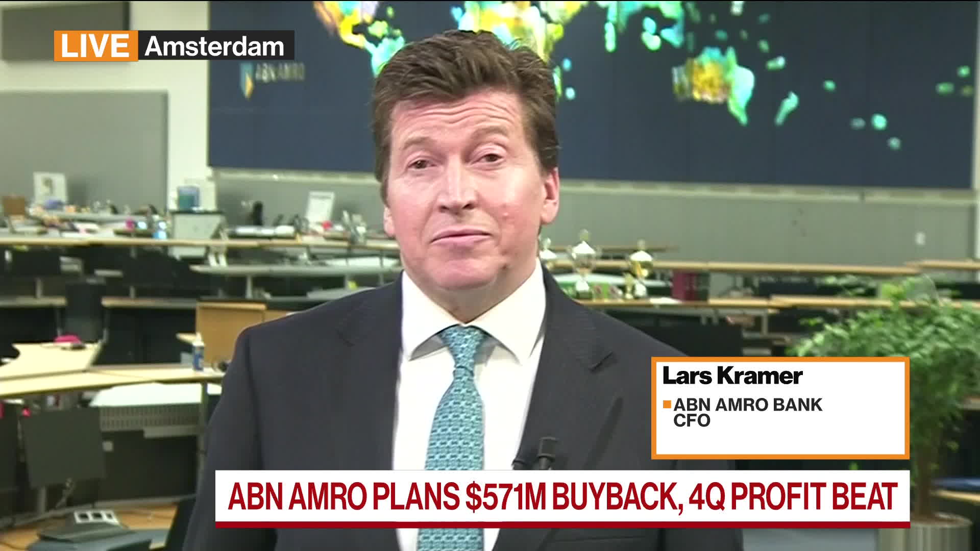 Watch ABN Amro CFO on 4Q Earnings, Buybacks - Bloomberg
