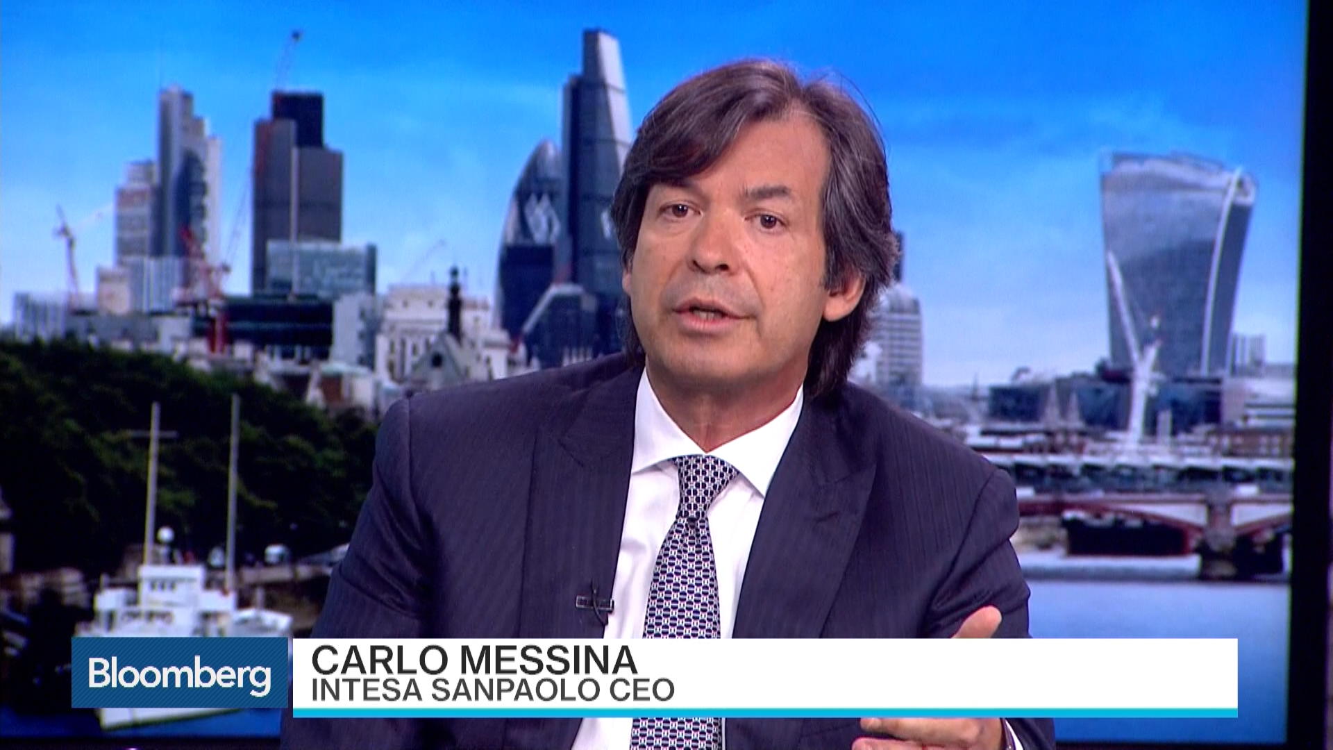 Intesa CEO Messina on Italian Banking System
