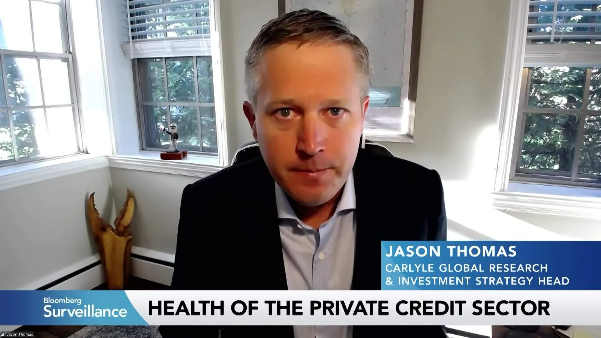 Watch Carlyle's Thomas on Health of the Private Credit Sector - Bloomberg