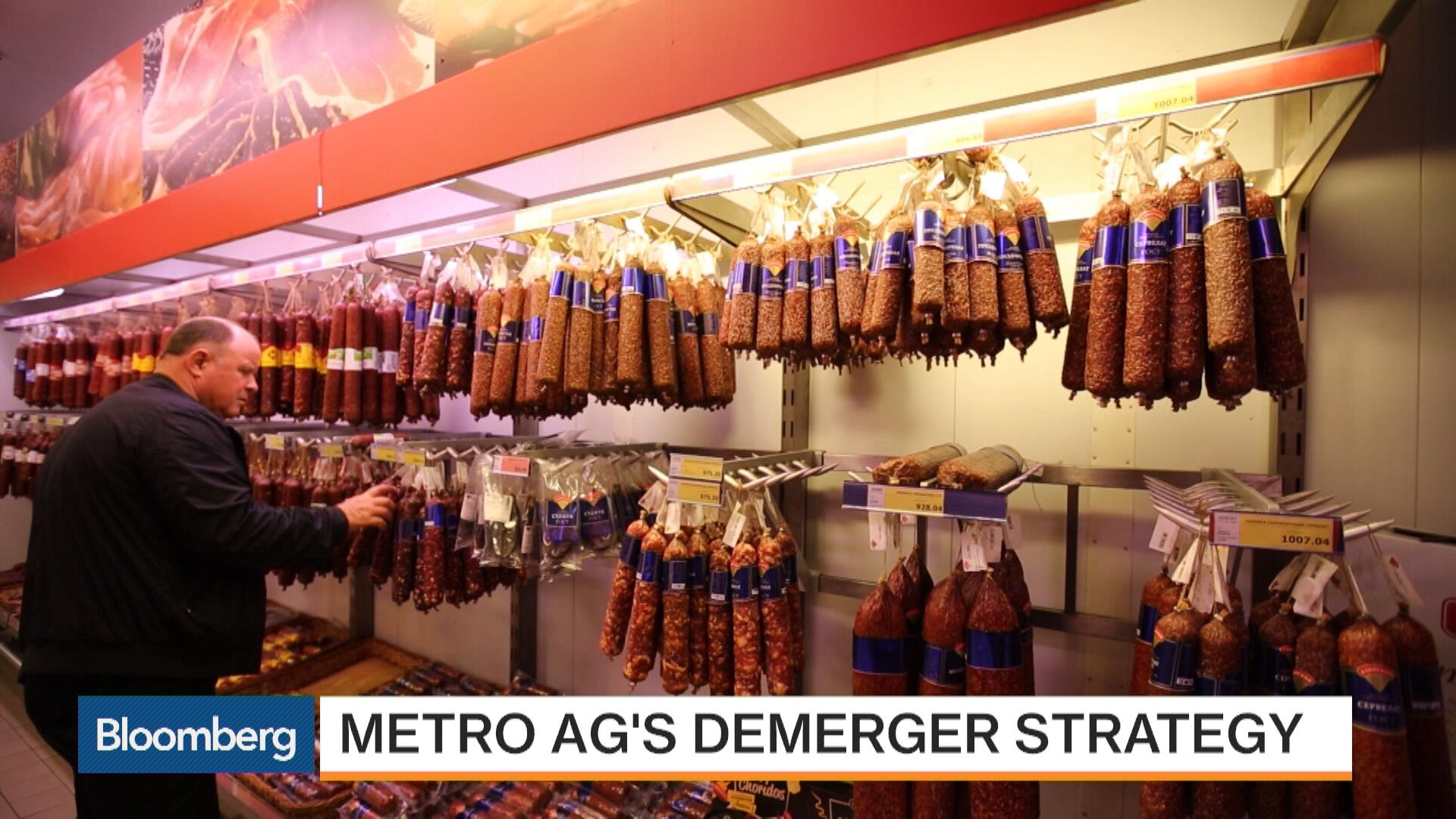 Watch German Retailer Metro Plans to Split in Two - Bloomberg