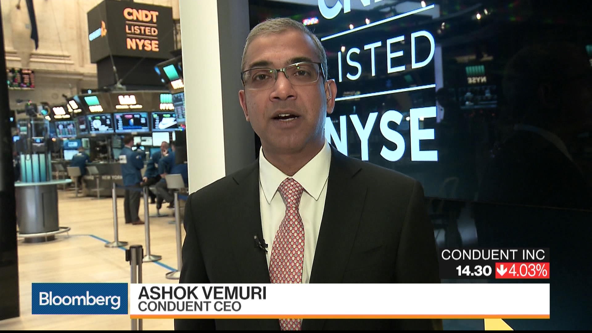 Watch Conduent CEO on Separation From Xerox, NYSE Listing - Bloomberg