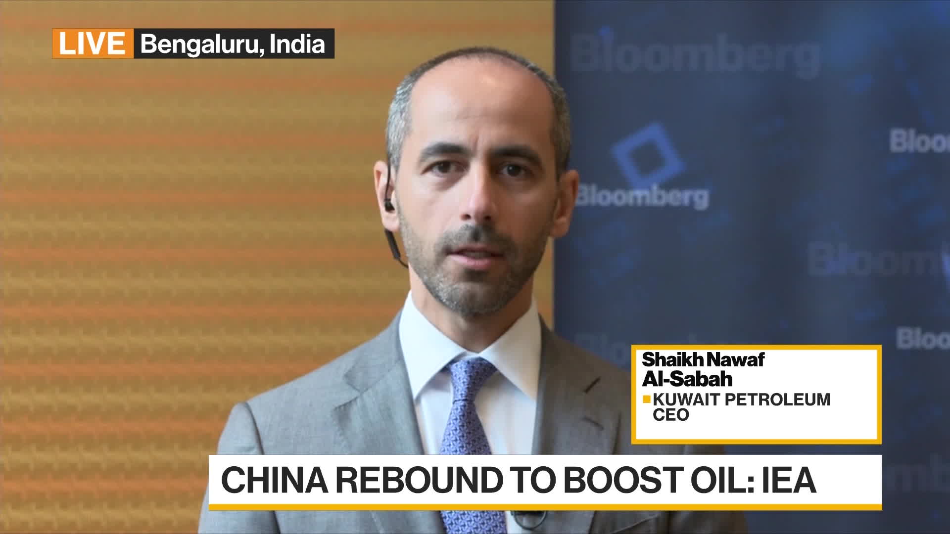 Watch KPC CEO: China's Rising Oil Demand is No Dead-Cat Bounce - Bloomberg