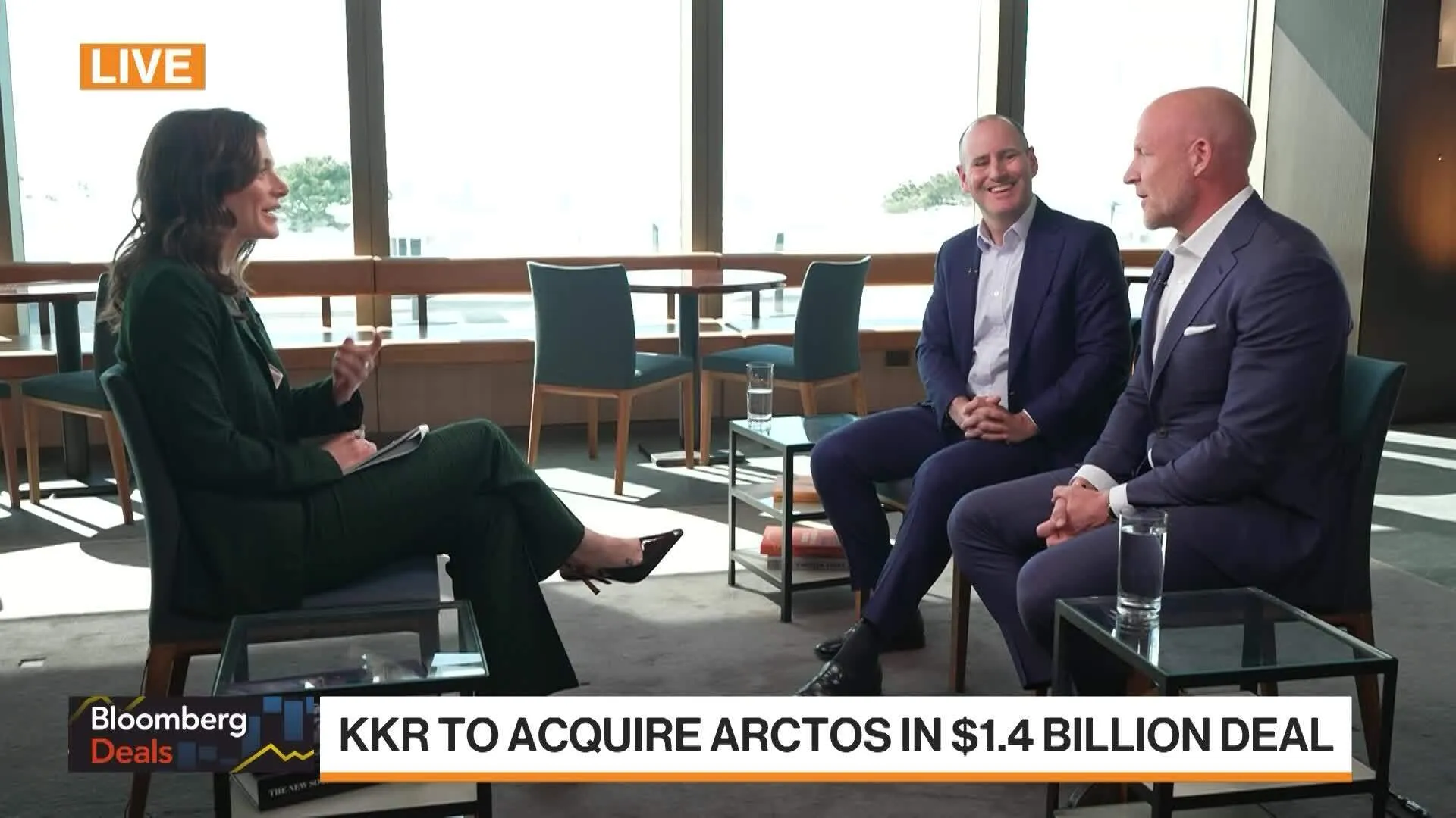 Watch Executives Discuss KKR's $1.4B Arctos Deal - Bloomberg