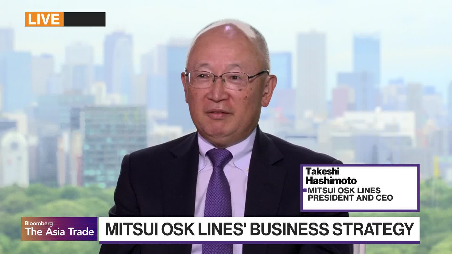 Watch Mitsui OSK Lines CEO on Trade Tariffs Impact - Bloomberg