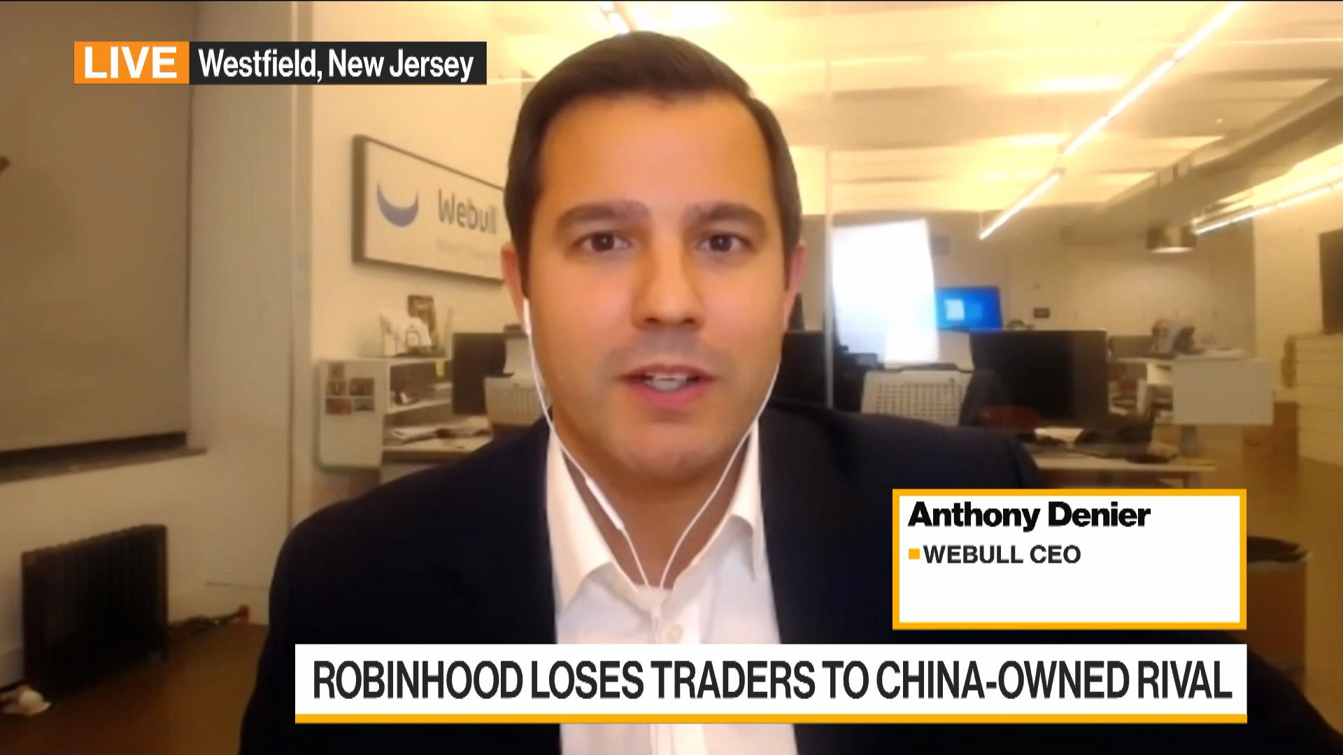 Watch Webull CEO Anthony Denier on Trading Platform, Geopolitics ...