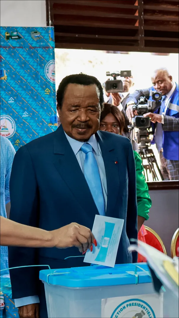 Watch World’s Oldest Ruler Biya Wins Reelection in Cameroon at 92 ...