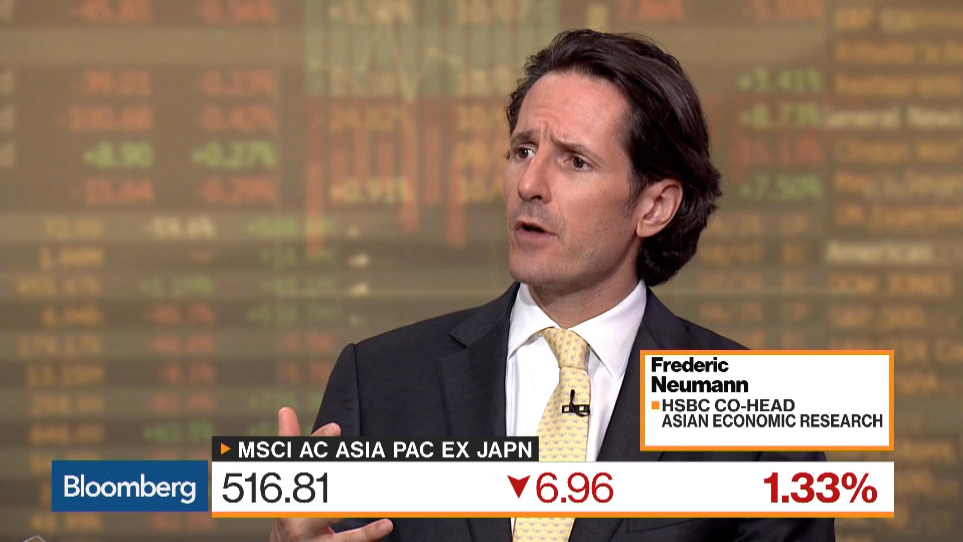 Watch HSBC's Neumann Says Passed Peak Growth in Asia - Bloomberg