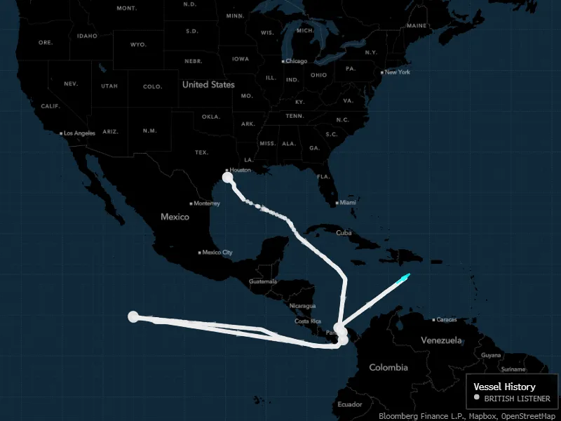 LNG Tanker British Listener Took Dramatic U-Turn in Pursuit of Higher ...