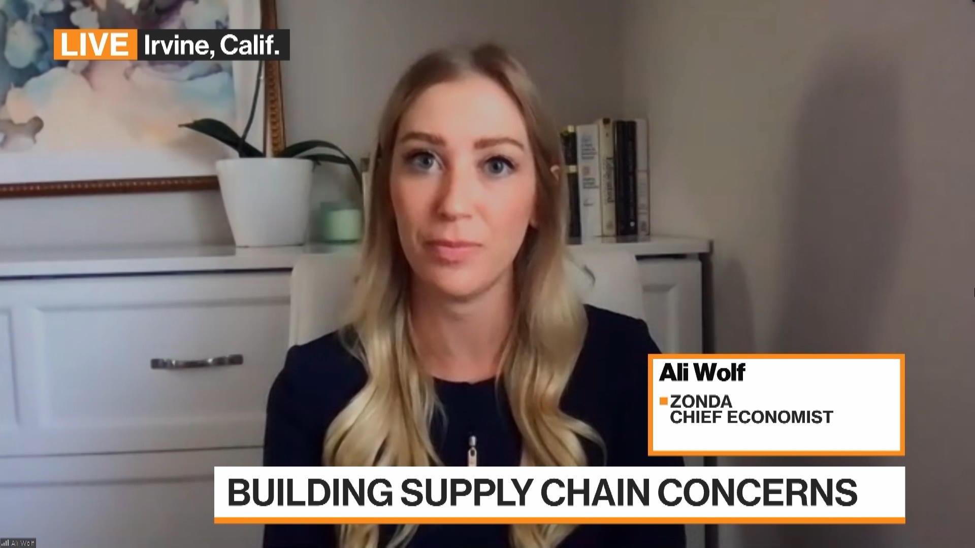 Watch Supply-Chain Issues for U.S. Housing Remain Bad: Ali Wolf - Bloomberg