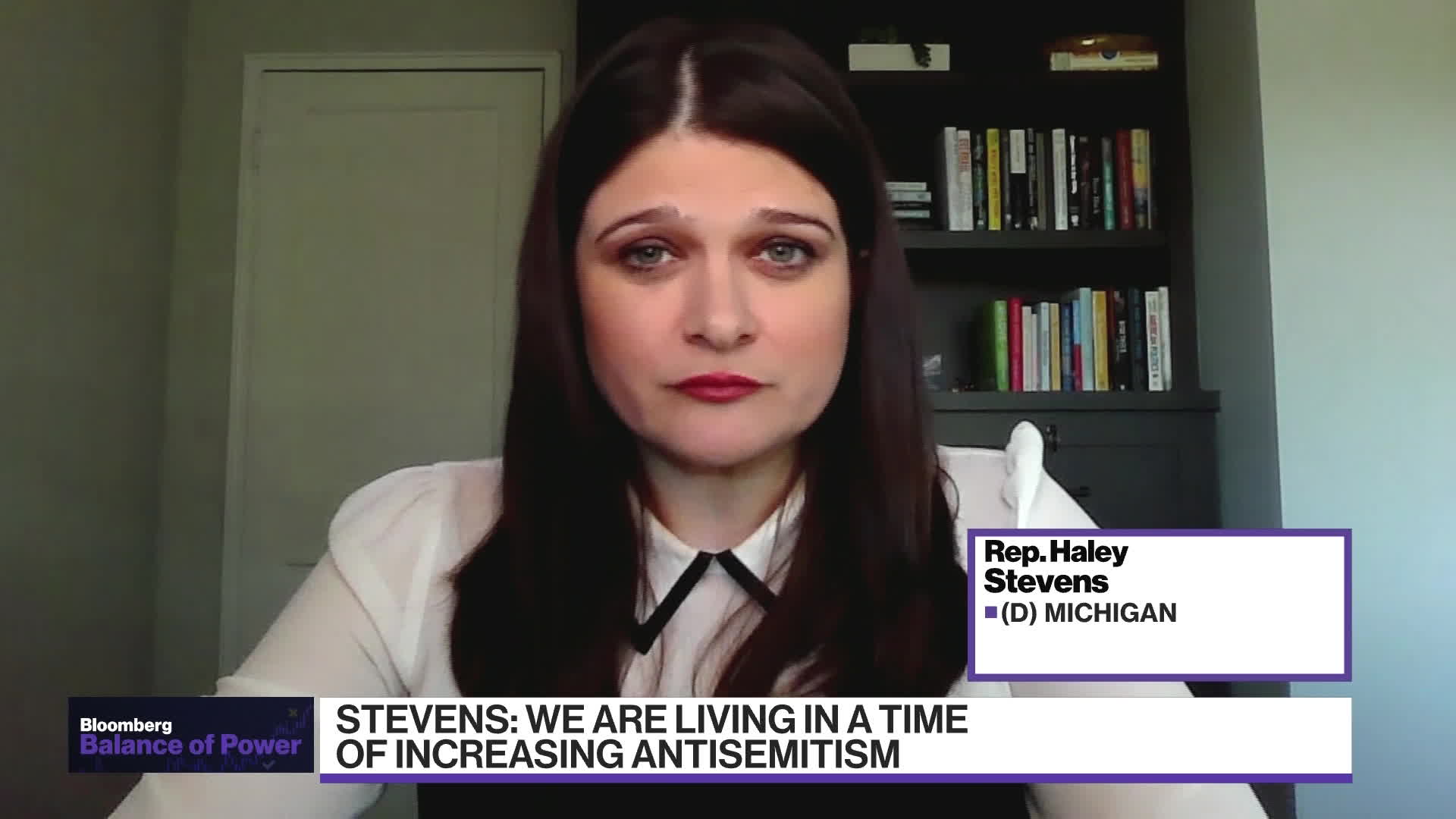 Watch Rep. Stevens on House Antisemitism Bill Passing - Bloomberg