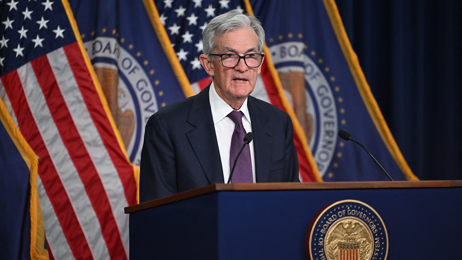 Watch Powell Says Fed ‘at or Near a Point’ to Slow, Pause Cuts - Bloomberg