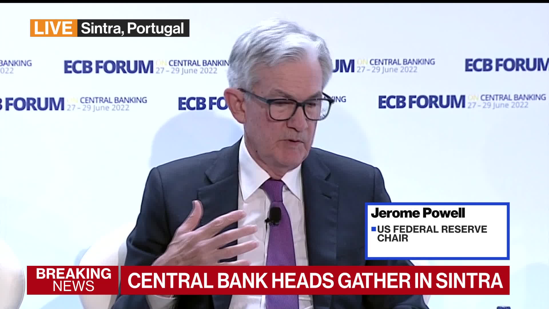 Watch Powell Says 'We're Learning to Deal' With New Economy - Bloomberg