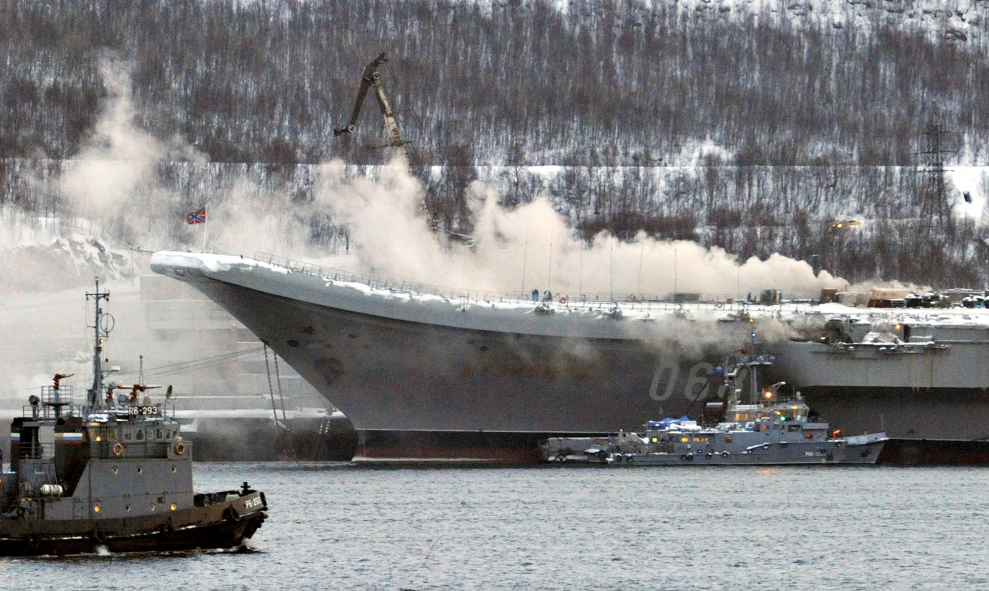 Russia Aircraft Carrier Fire: Latest Mishap for Admiral Kuznetsov ...
