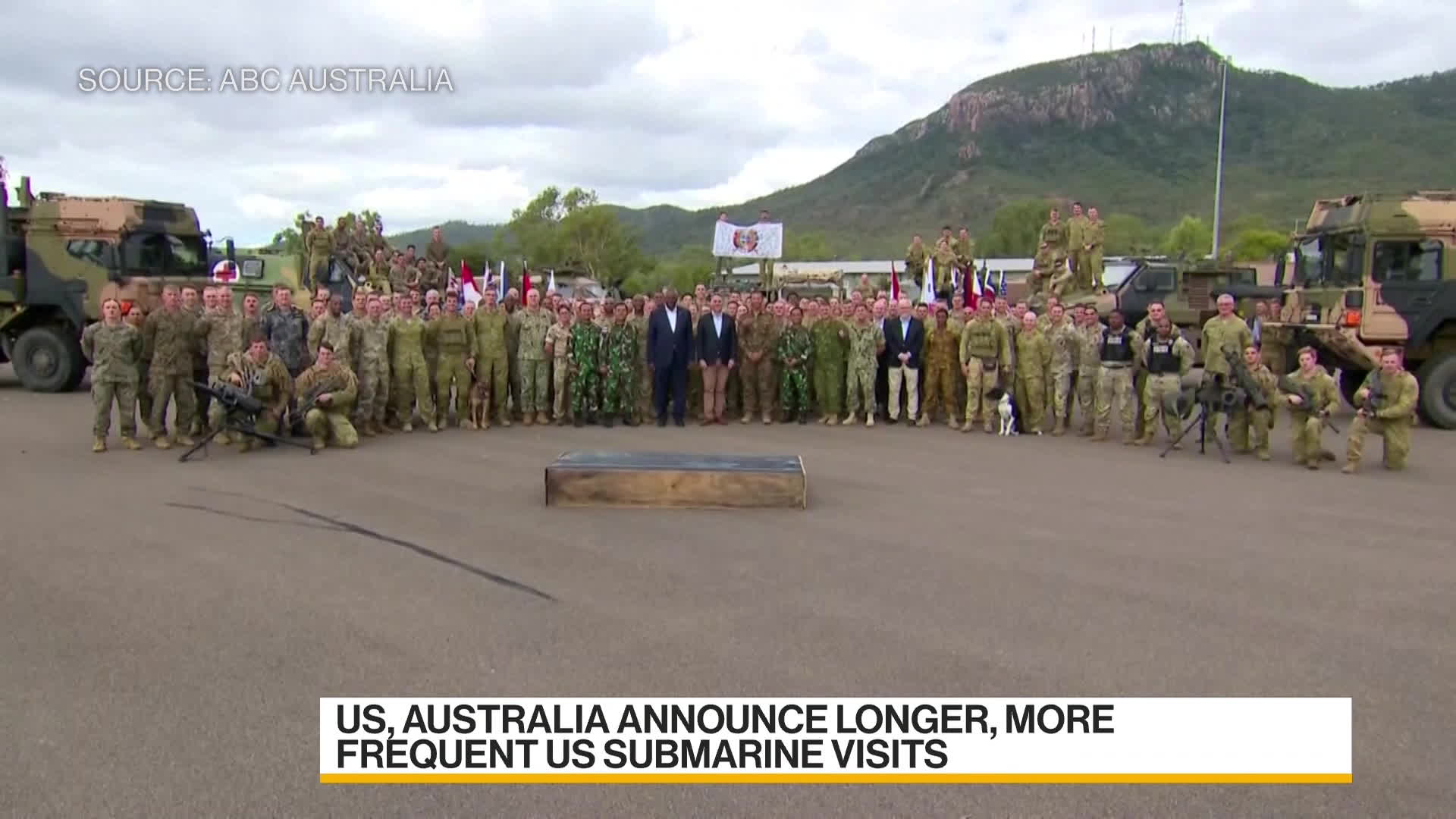 Watch US-Australia Defense Ties Strengthen - Bloomberg