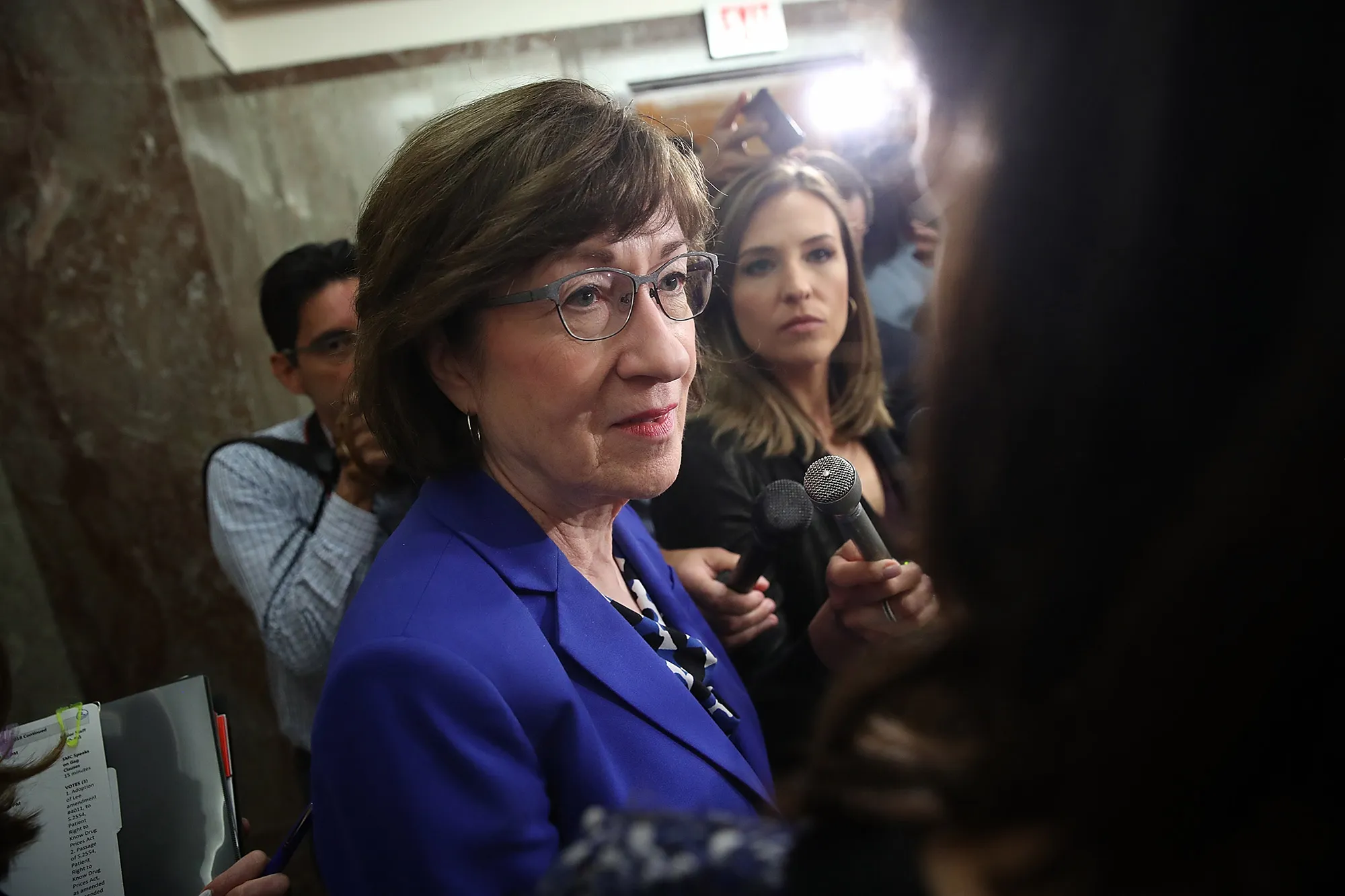 Susan Collins Faces Re-Election as Standing Erodes in Trump Era - Bloomberg