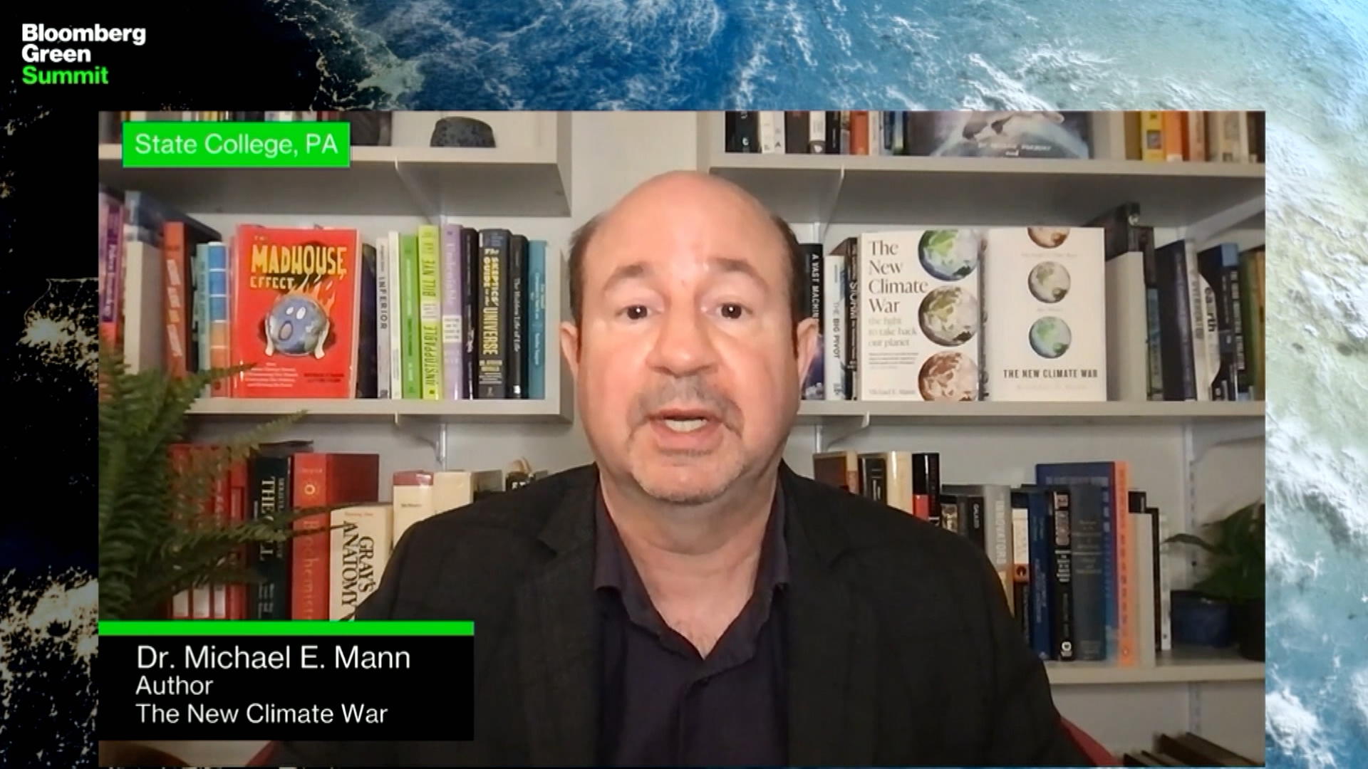 Watch Mann on the New Climate War - Bloomberg