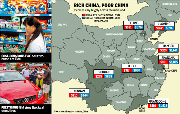 Graphic: Rich China, Poor China - Bloomberg