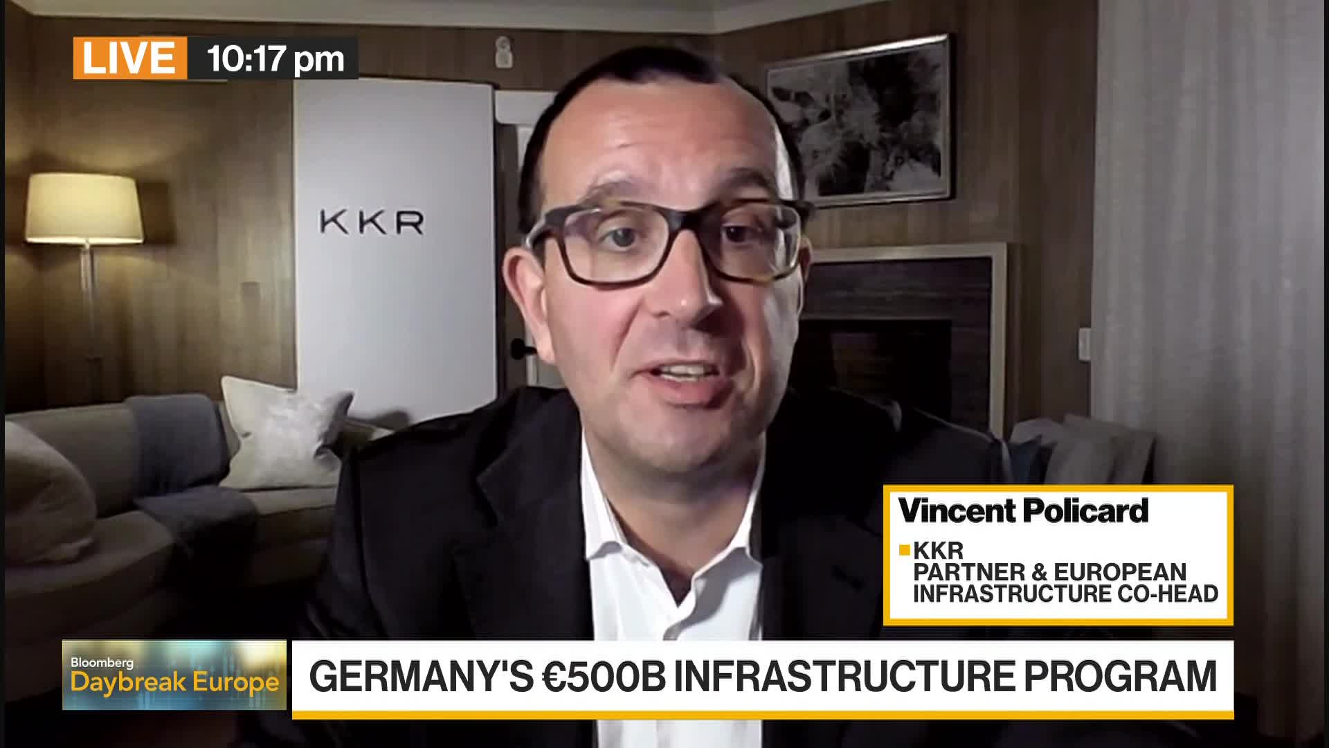Watch Germany's Plans Are Big, But Not Big Enough, KKR's Vincent Policard Says - Bloomberg