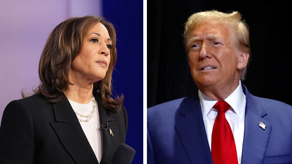 Watch Trump, Harris in Swing-State Deadlock Ahead of Nov. 5 - Bloomberg