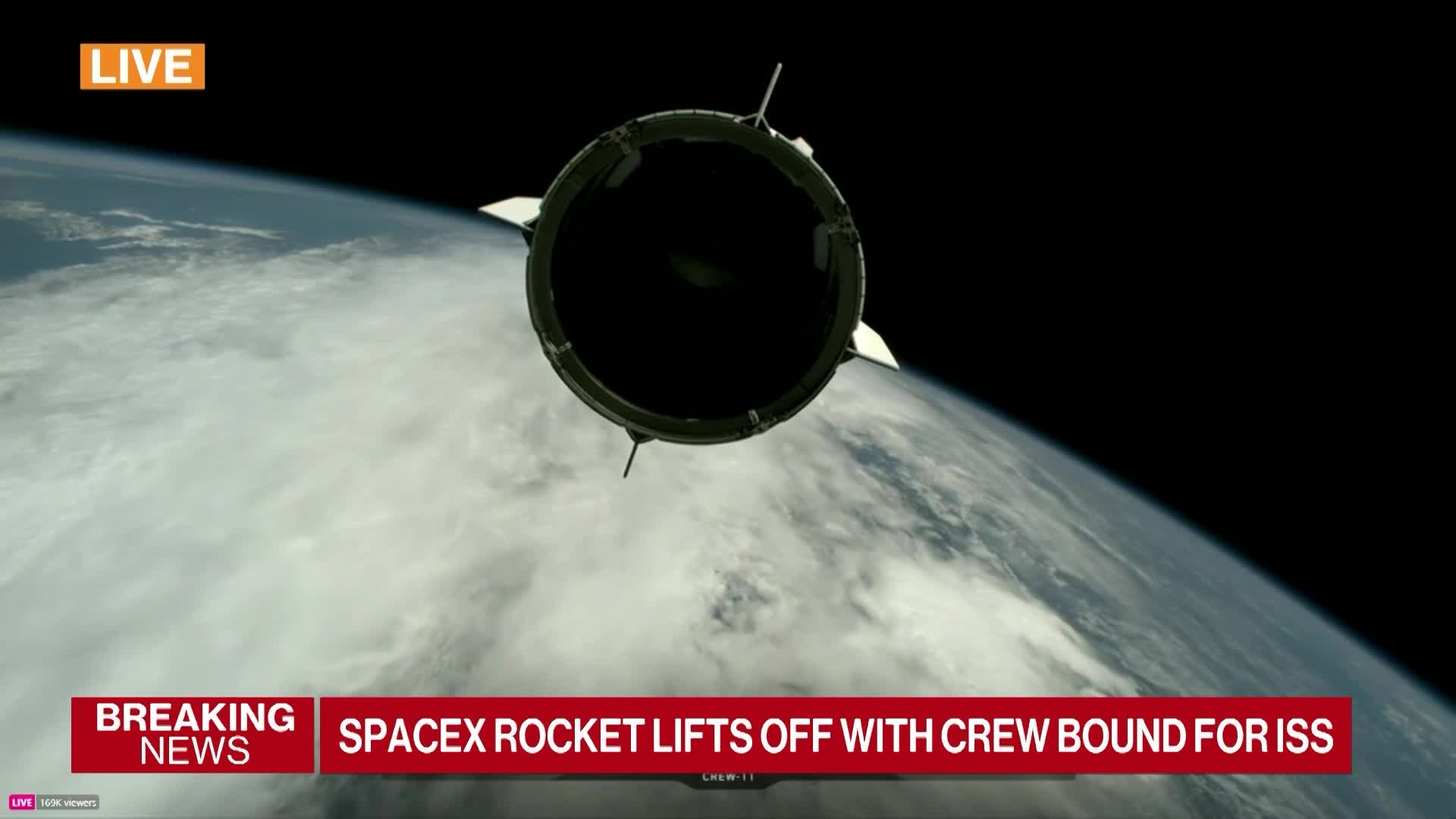 Watch Watch SpaceX Launch Crew to ISS - Bloomberg