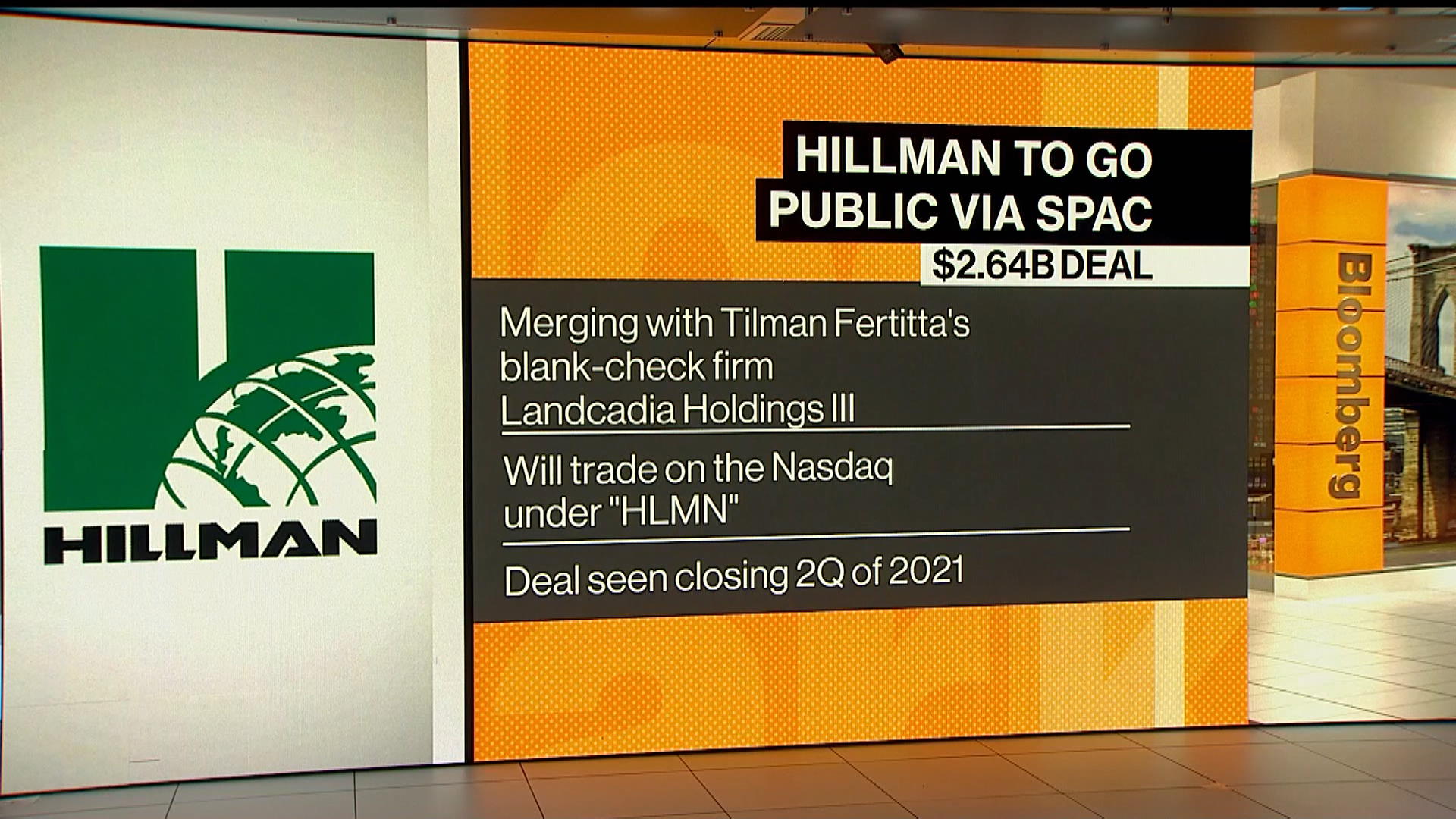 Watch Why Hillman Group Is Taking the SPAC Route to Go Public - Bloomberg