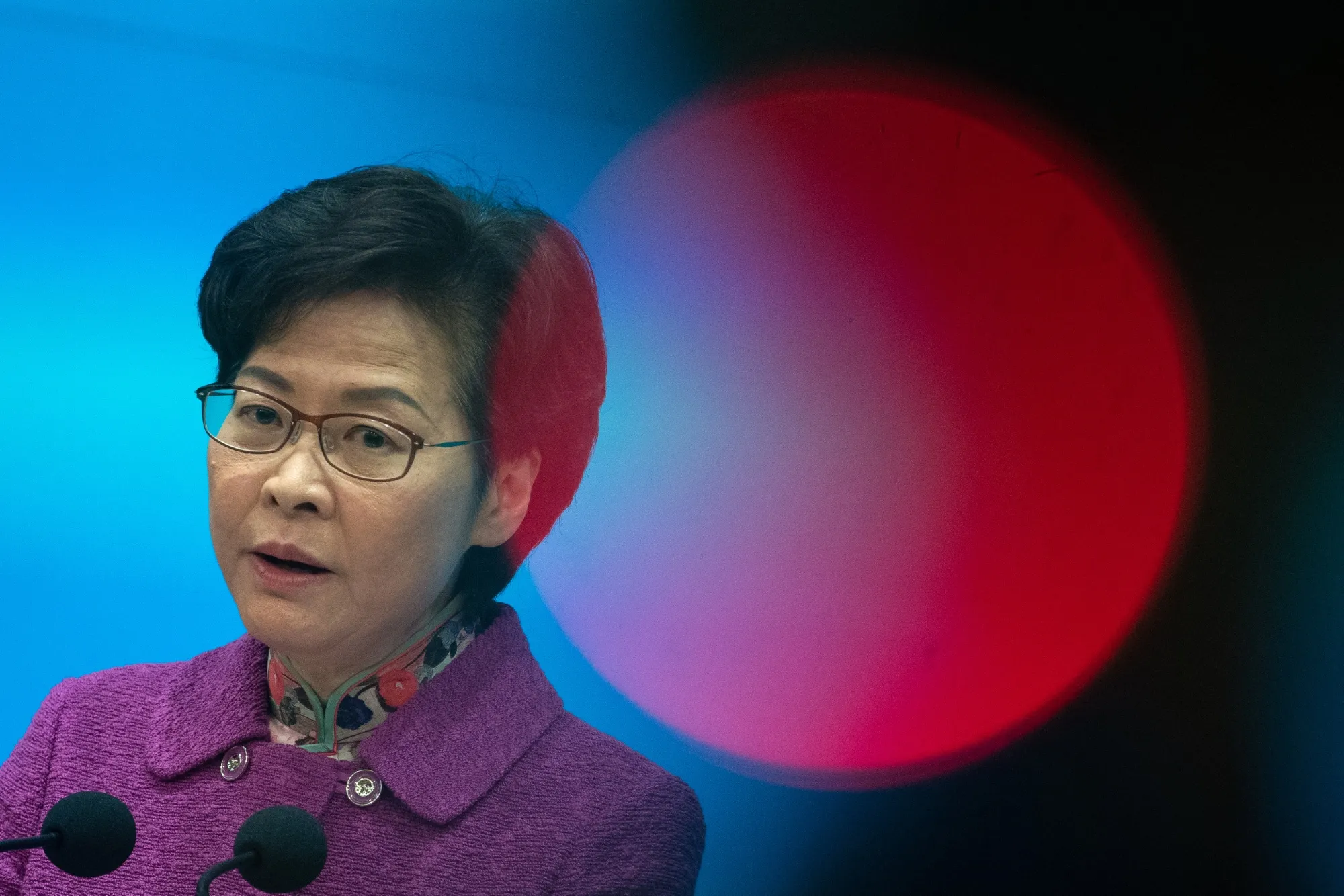 Lam Sees Hong Kong Crackdown Helping Business Outlook - Bloomberg