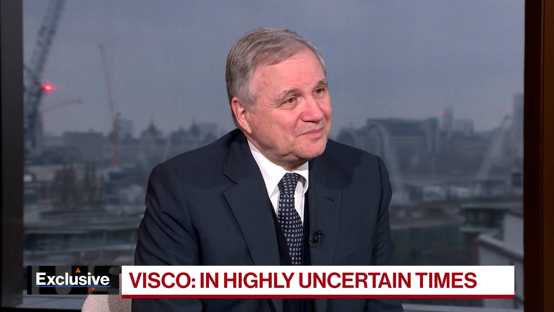 Watch Bank of Italy Governor Ignazio Visco Full Interview - Bloomberg