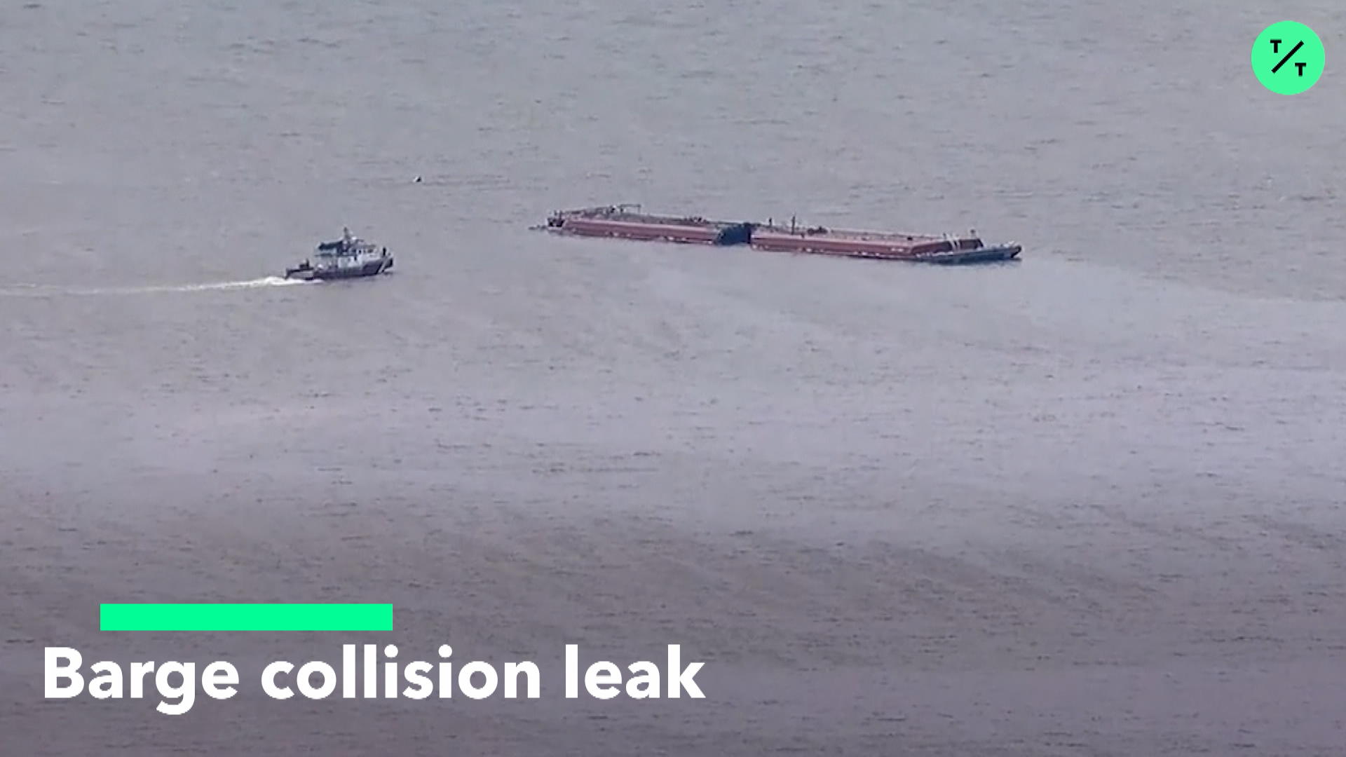 Watch Barge Collision Leak - Bloomberg