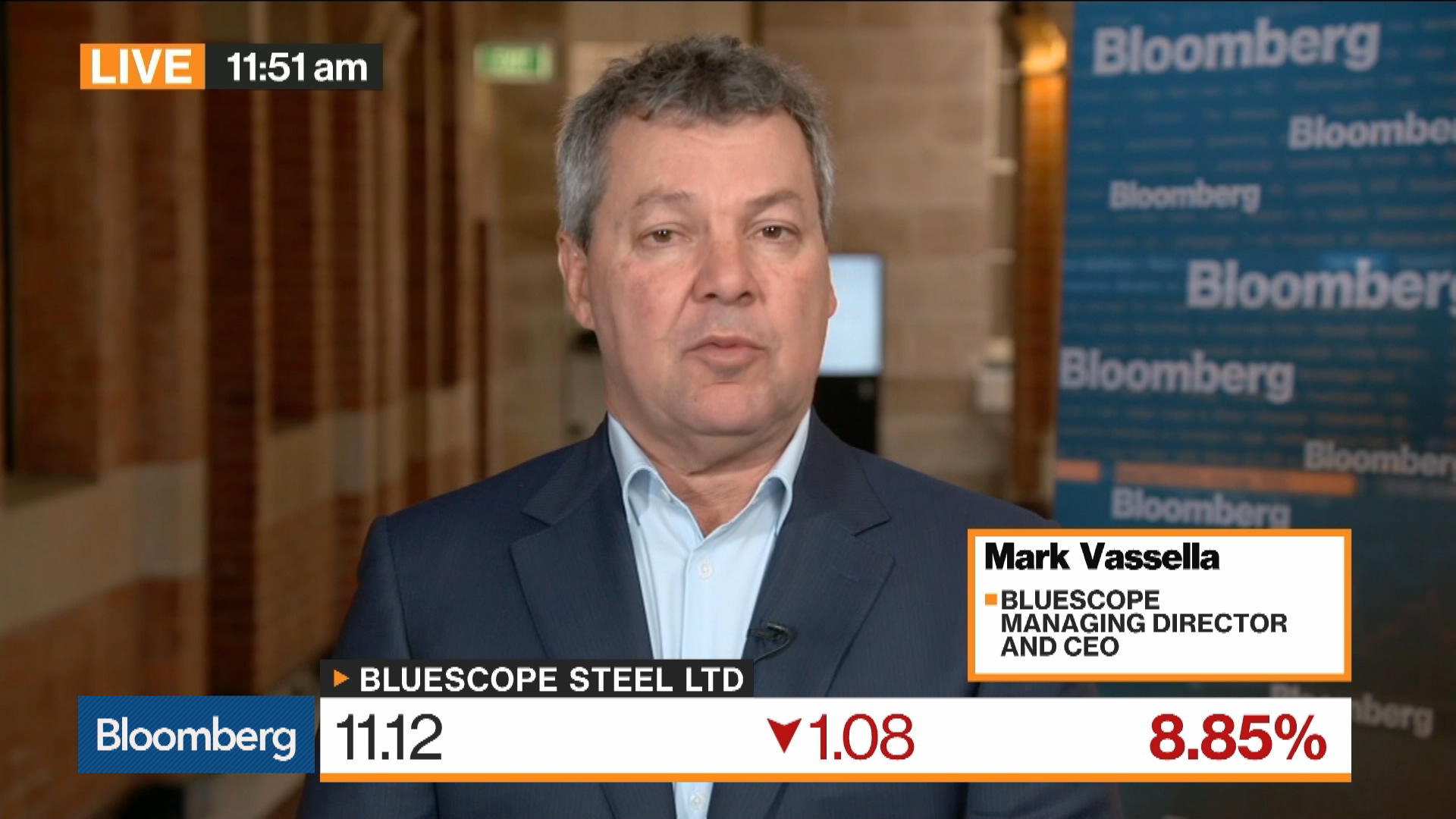 Watch Bluescope Steel CEO & Managing Director Mark Vassella on Earnings ...