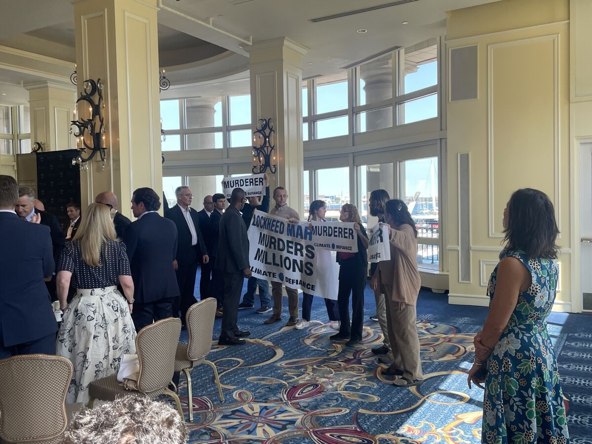 Lockheed Martin (LMT) CEO Heckled By Protesters at Boston College ...