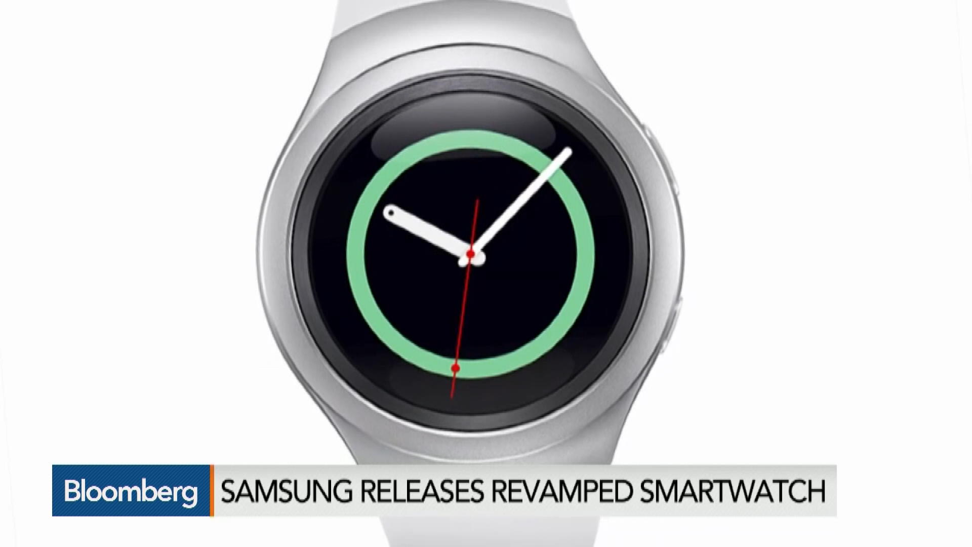 Watch Samsung Releases Revamped Round-Faced Smartwatch - Bloomberg