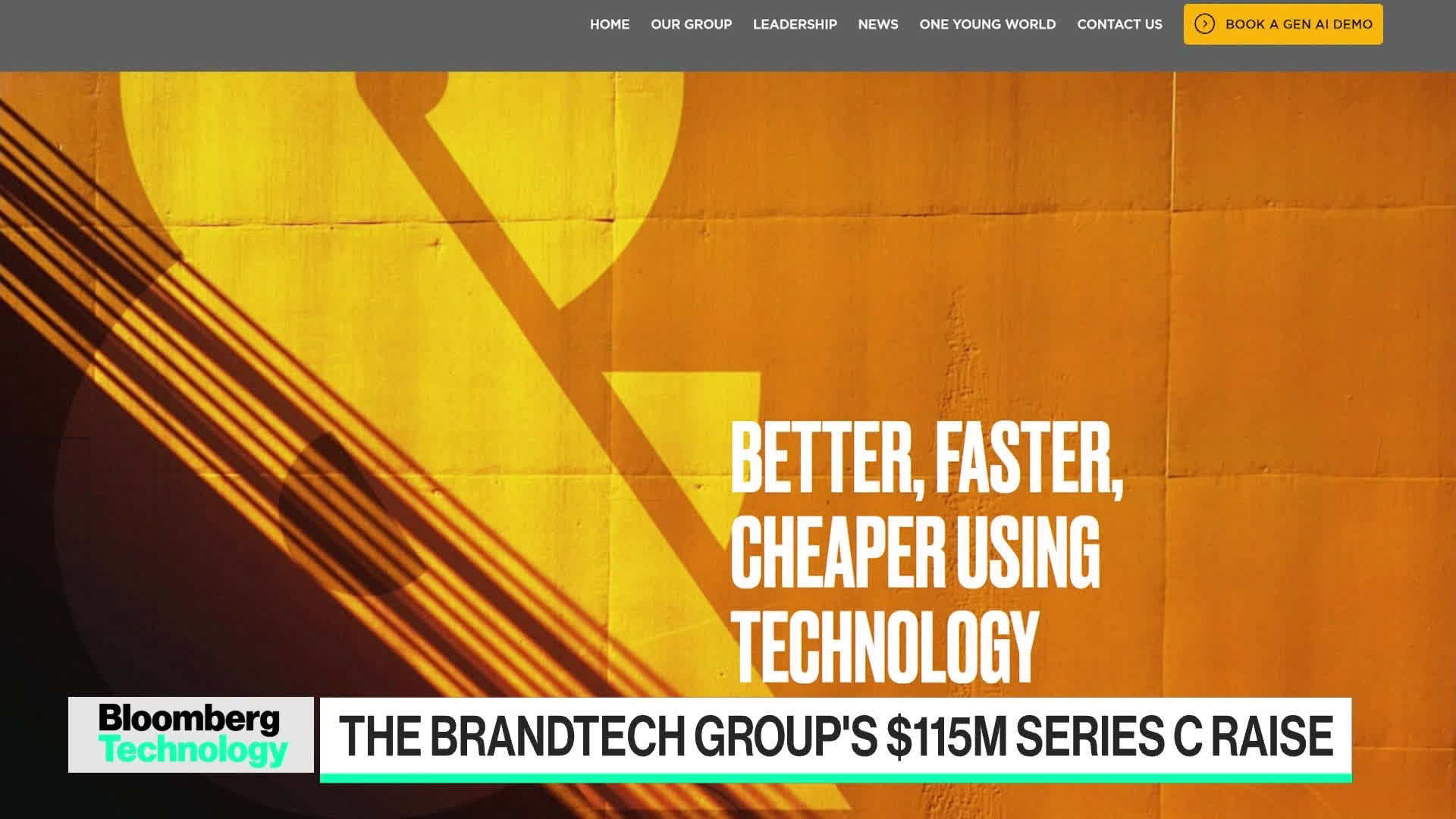Watch The Brandtech Group CEO on Generative AI Brand Interest - Bloomberg