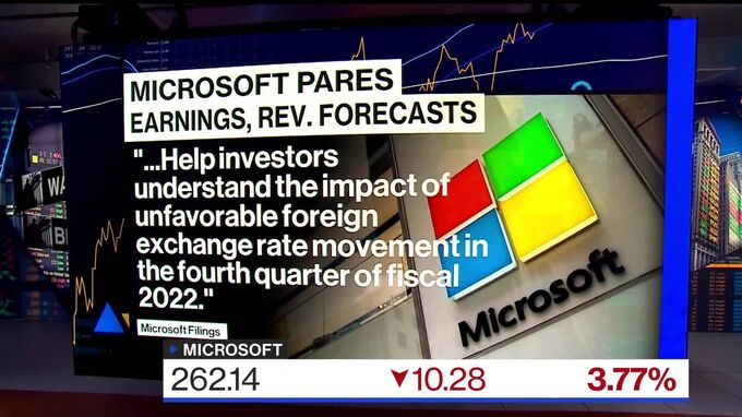 Microsoft’s (MSFT) Dollar Alarm Raises New Worry for Software Stocks ...