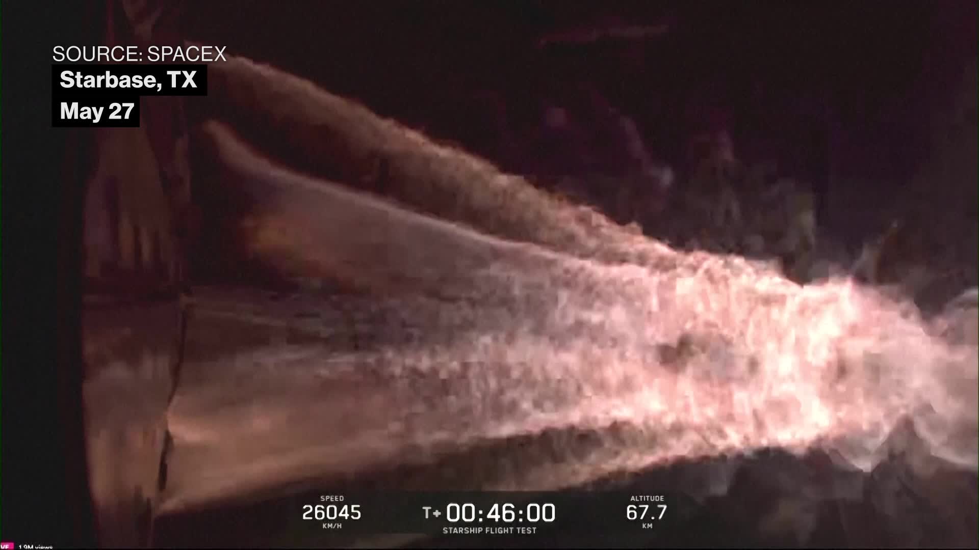 Watch SpaceX Starship Rocket Explodes in Mid-Flight - Bloomberg