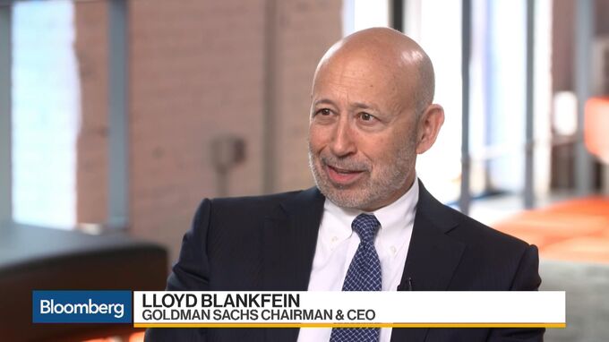 Blankfein Says He’s Confident Goldman Will Fix Trading Woes - Bloomberg
