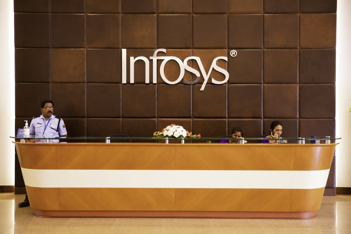 Infosys Ups Sales Forecast on IT Spending Revival Optimism - Bloomberg