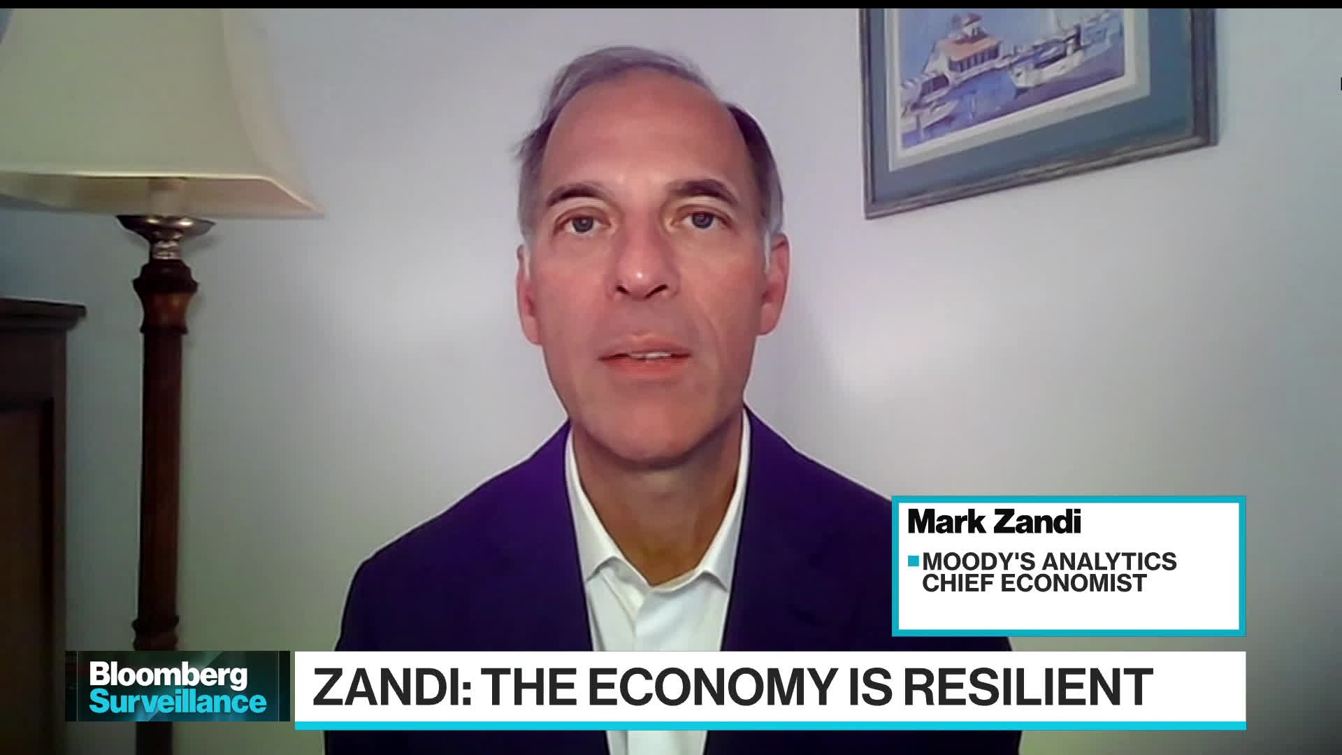 Watch US to Remain Recession Free This Year: Economist Zandi - Bloomberg