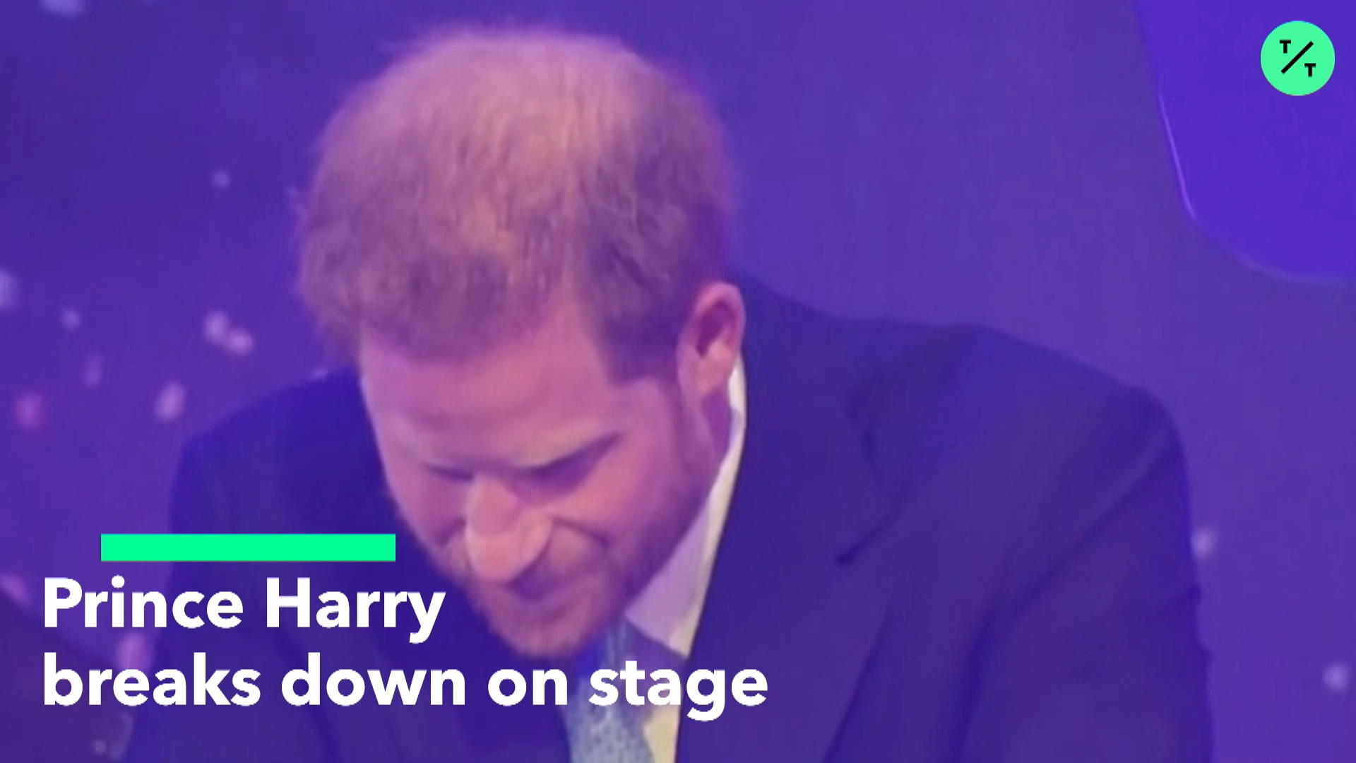 Watch Prince Harry Gets Emotional - Bloomberg