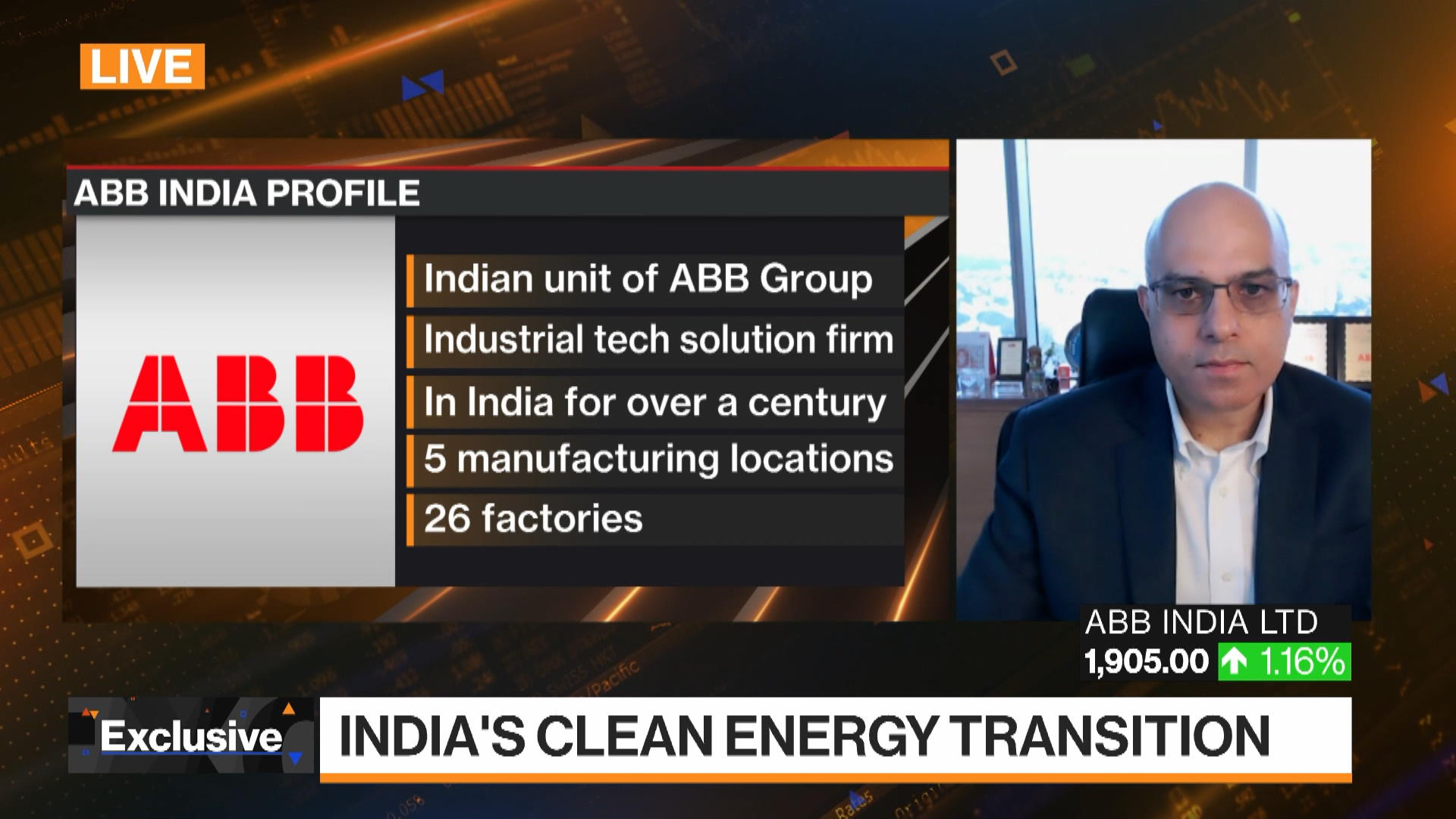 Watch ABB India Sees High Demand for Energy-Efficient Products - Bloomberg