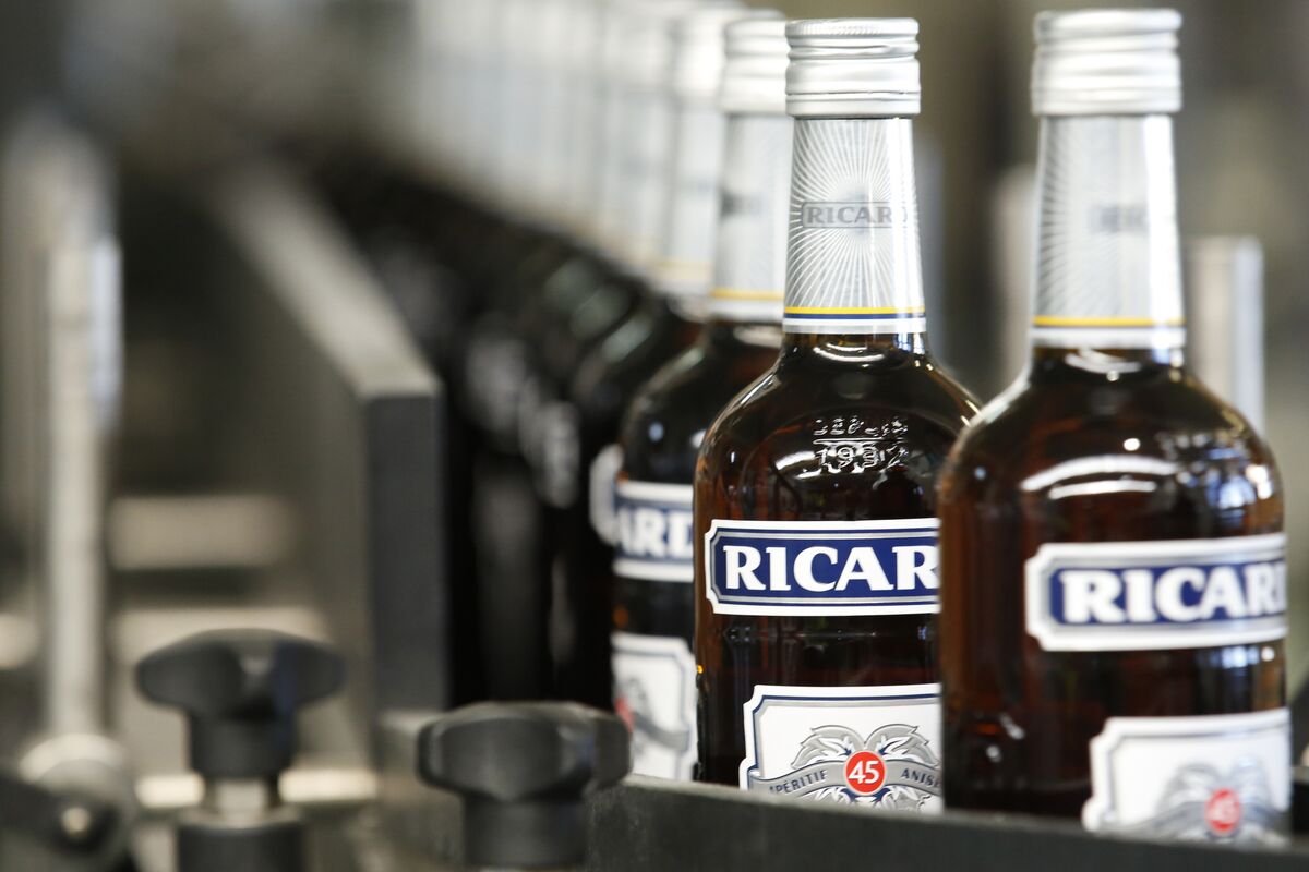 Pernod Ricard Sales (EPA:RI) Top Estimates as Travel Returns - Bloomberg