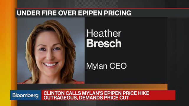 The Senator’s Daughter Who Raised Prices on the EpiPen - Bloomberg