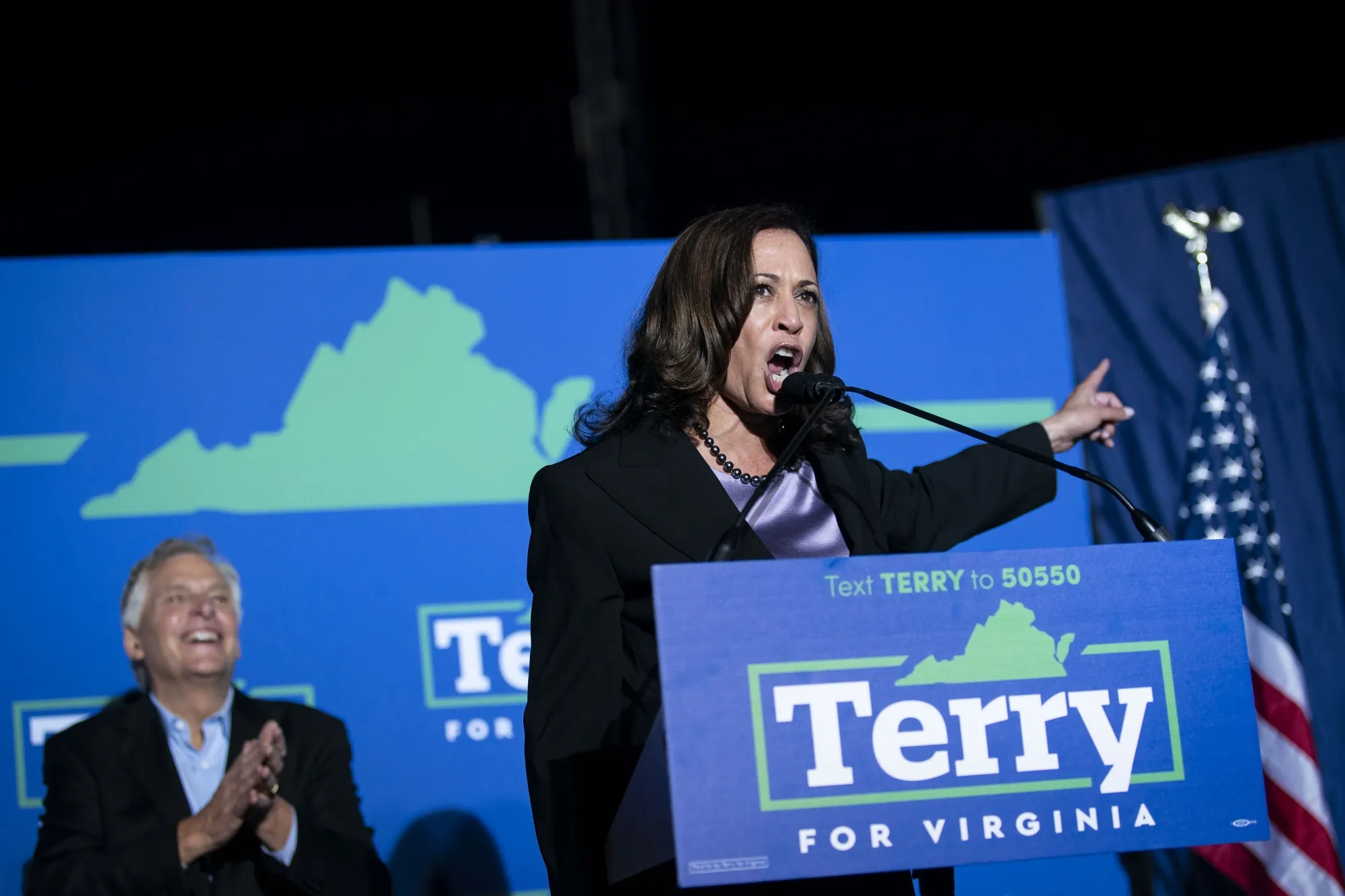 Virginia Election: Kamala Harris Campaigns for McAuliffe, Calls Race ...