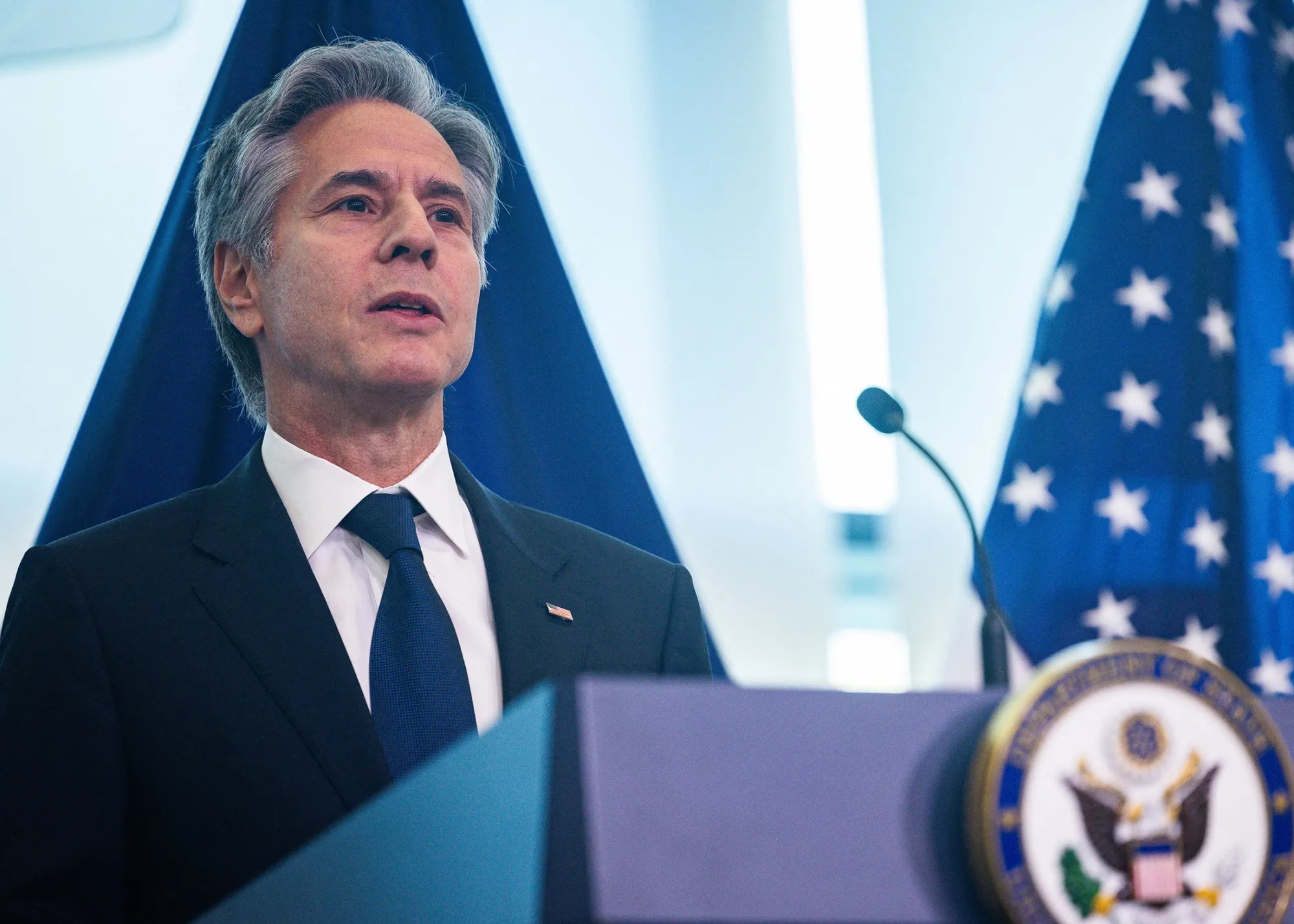 Blinken Hails State Department ‘Patriots’ During Transition - Bloomberg