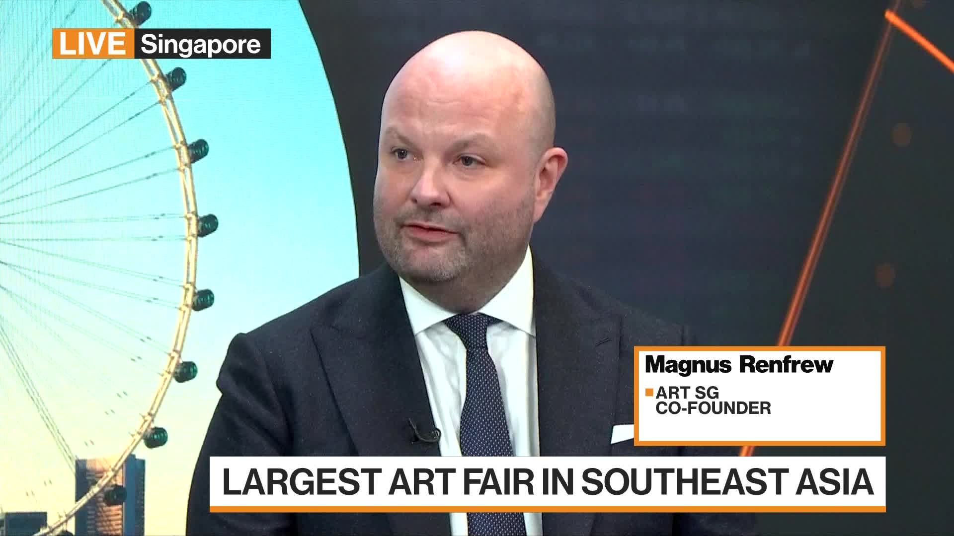 Watch ART SG's Renfrew On Southeast Asia's Largest Art Fair - Bloomberg