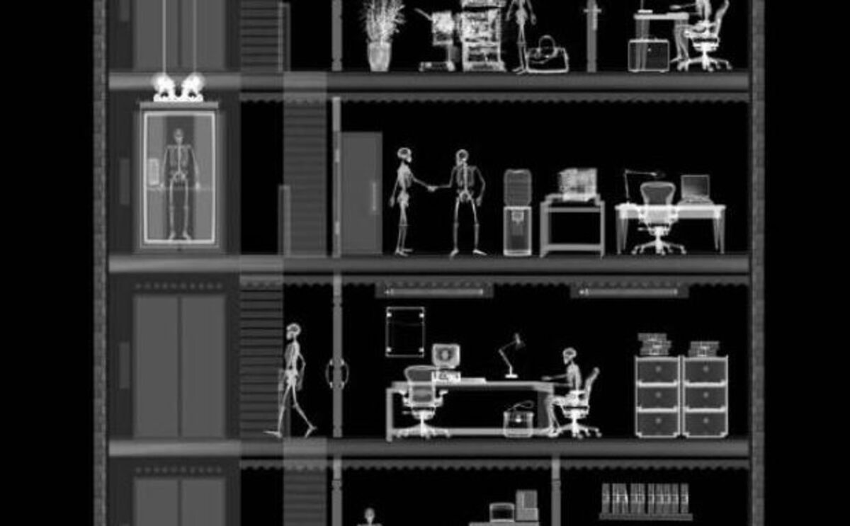 If You Were to X-Ray an Entire Office Building, It Would Look Something ...
