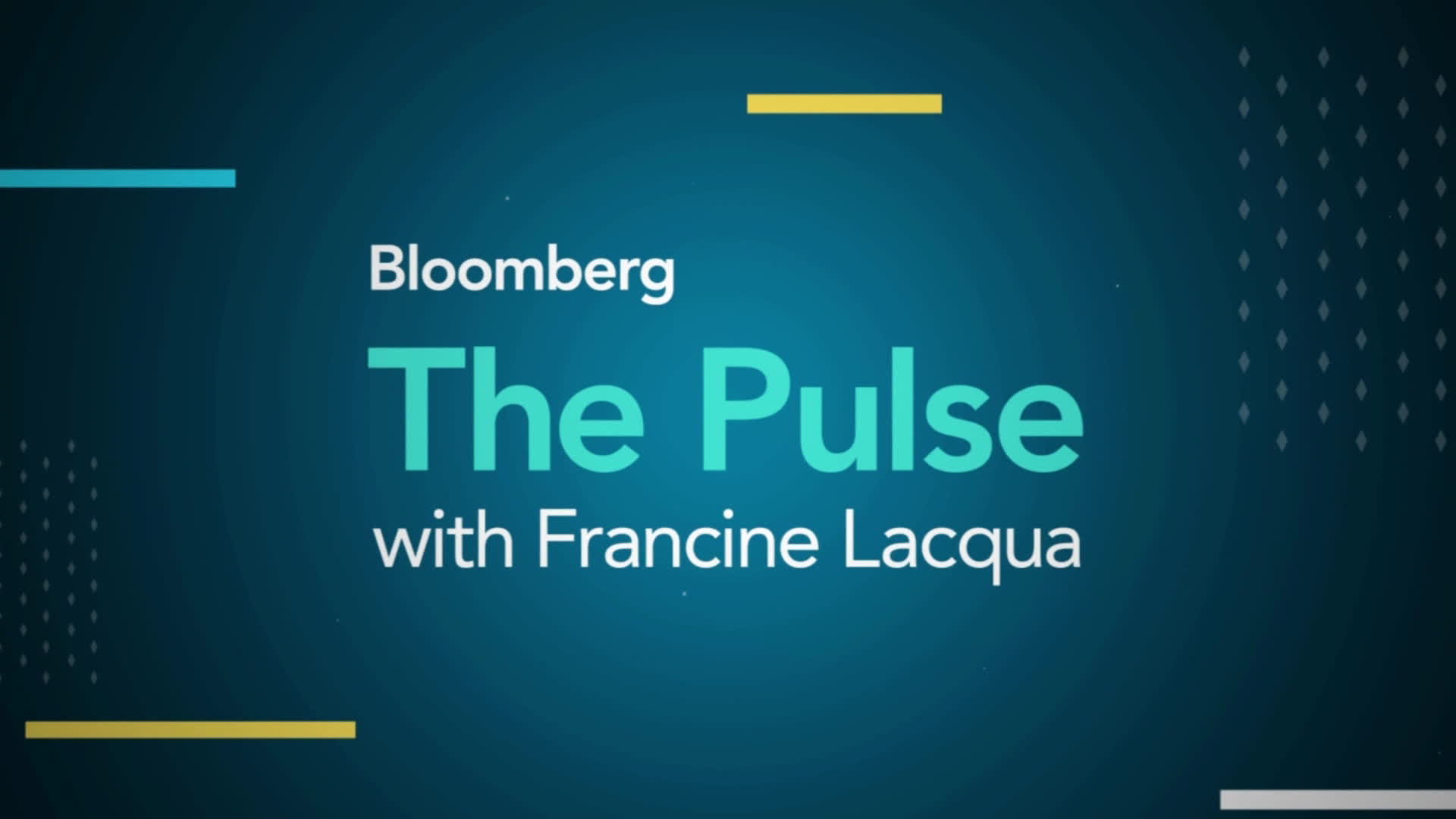 Watch The Pulse With Francine Lacqua 01/19/2024 - Bloomberg