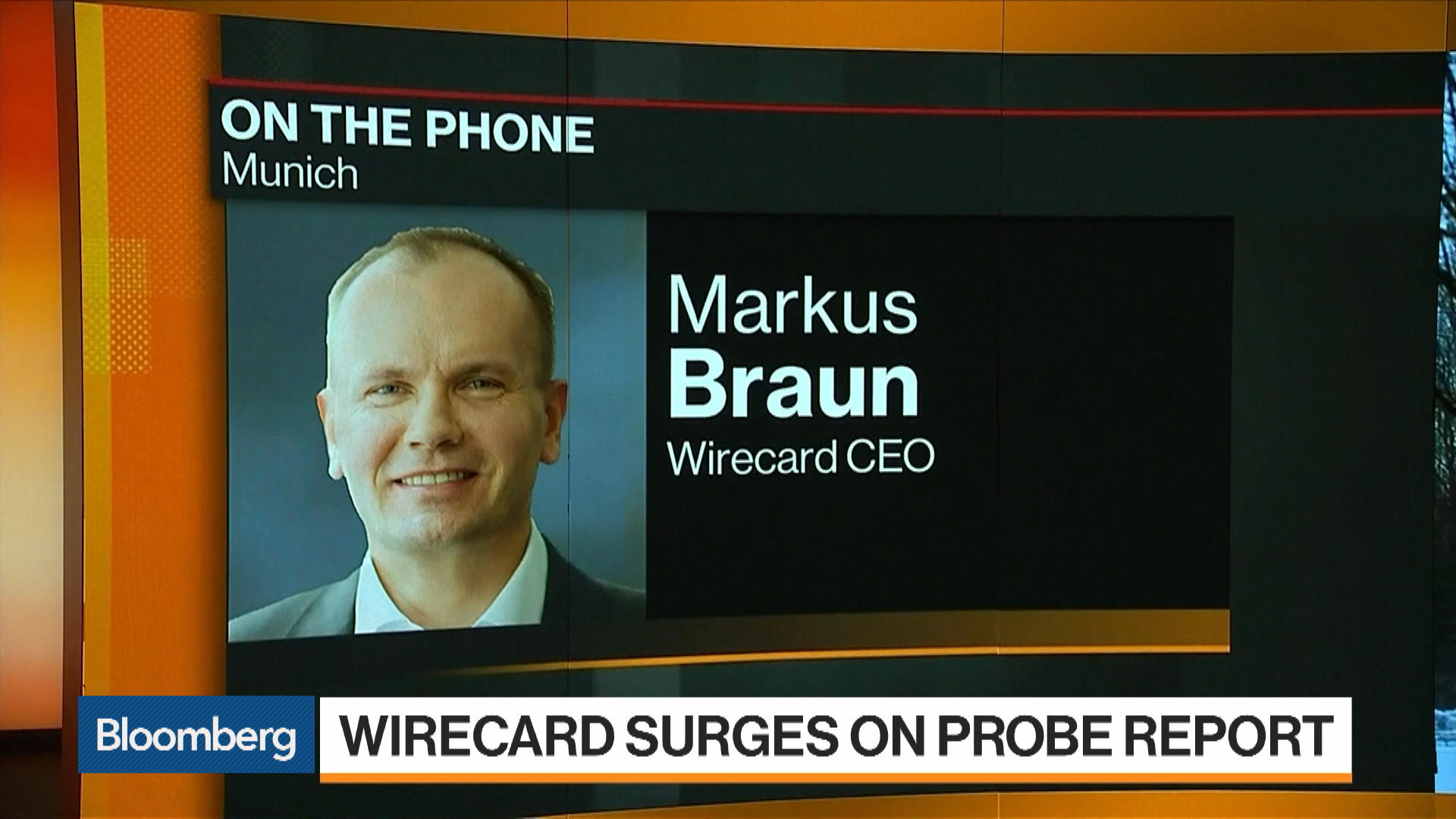 Watch Wirecard Is Fully Back to Business, Says CEO Braun - Bloomberg