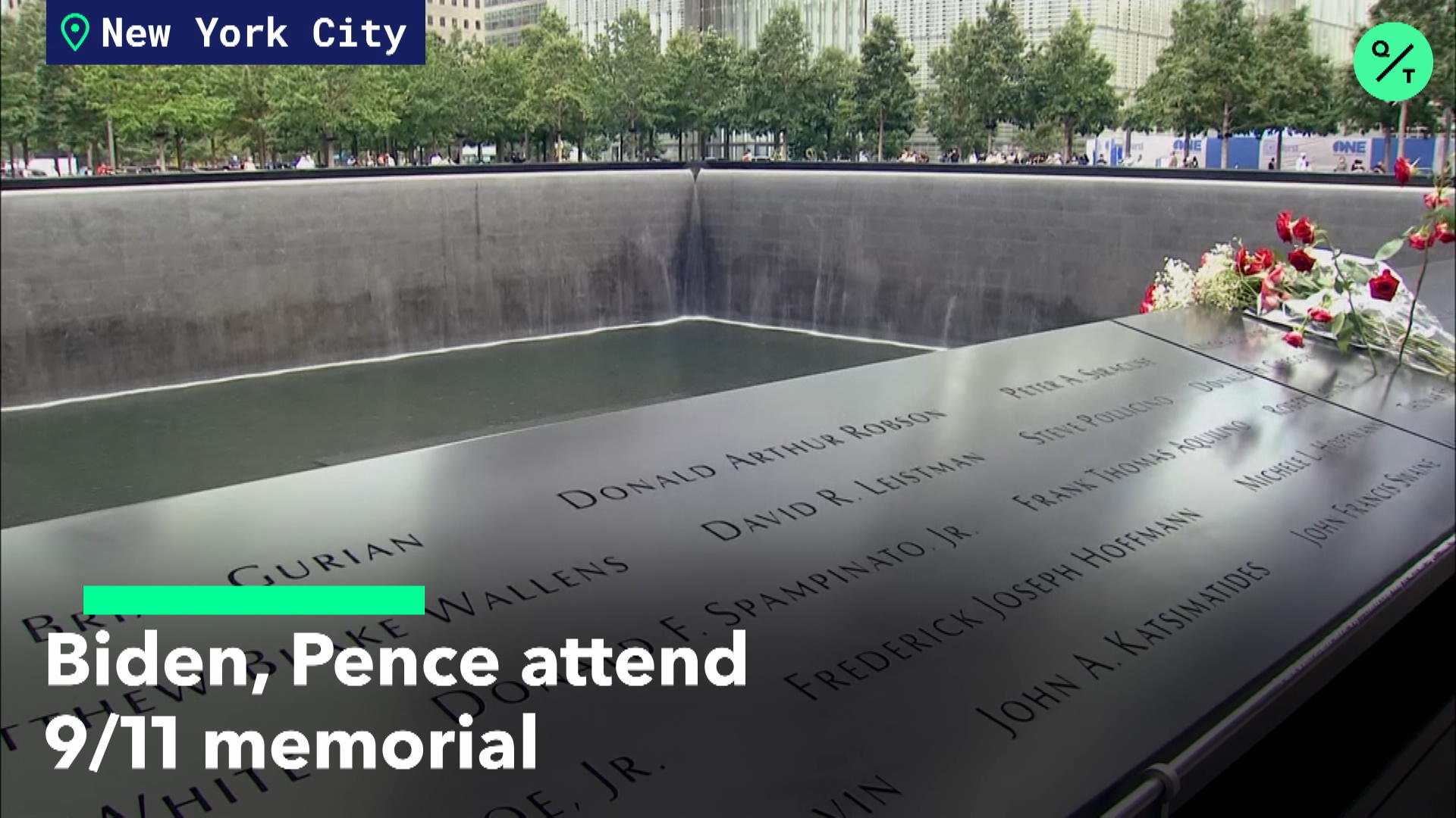 Watch Biden, Pence Attend 9/11 Memorial - Bloomberg